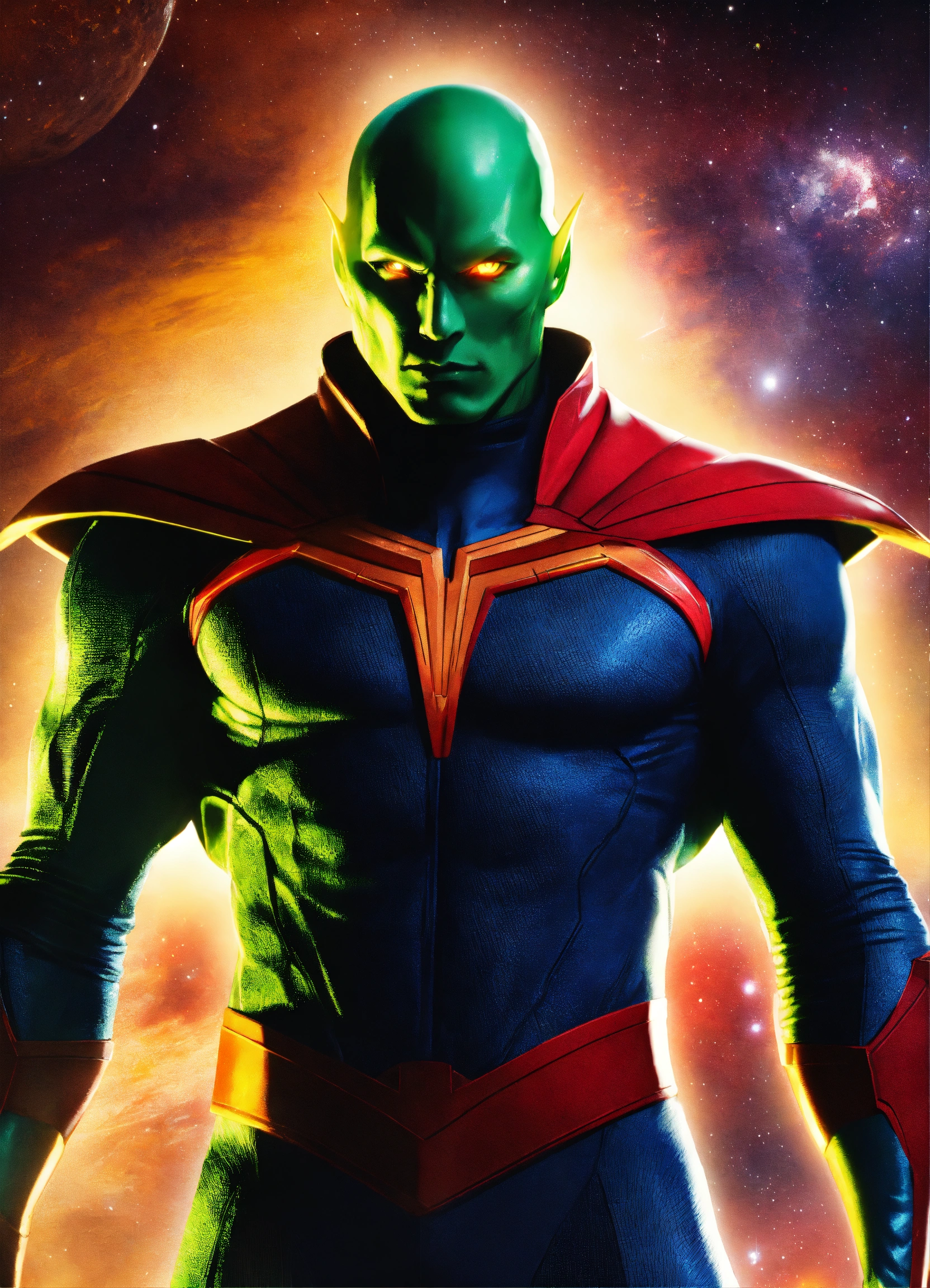 Lexica - Glowing yellow eyes, marvel, highly detailed, martian ...