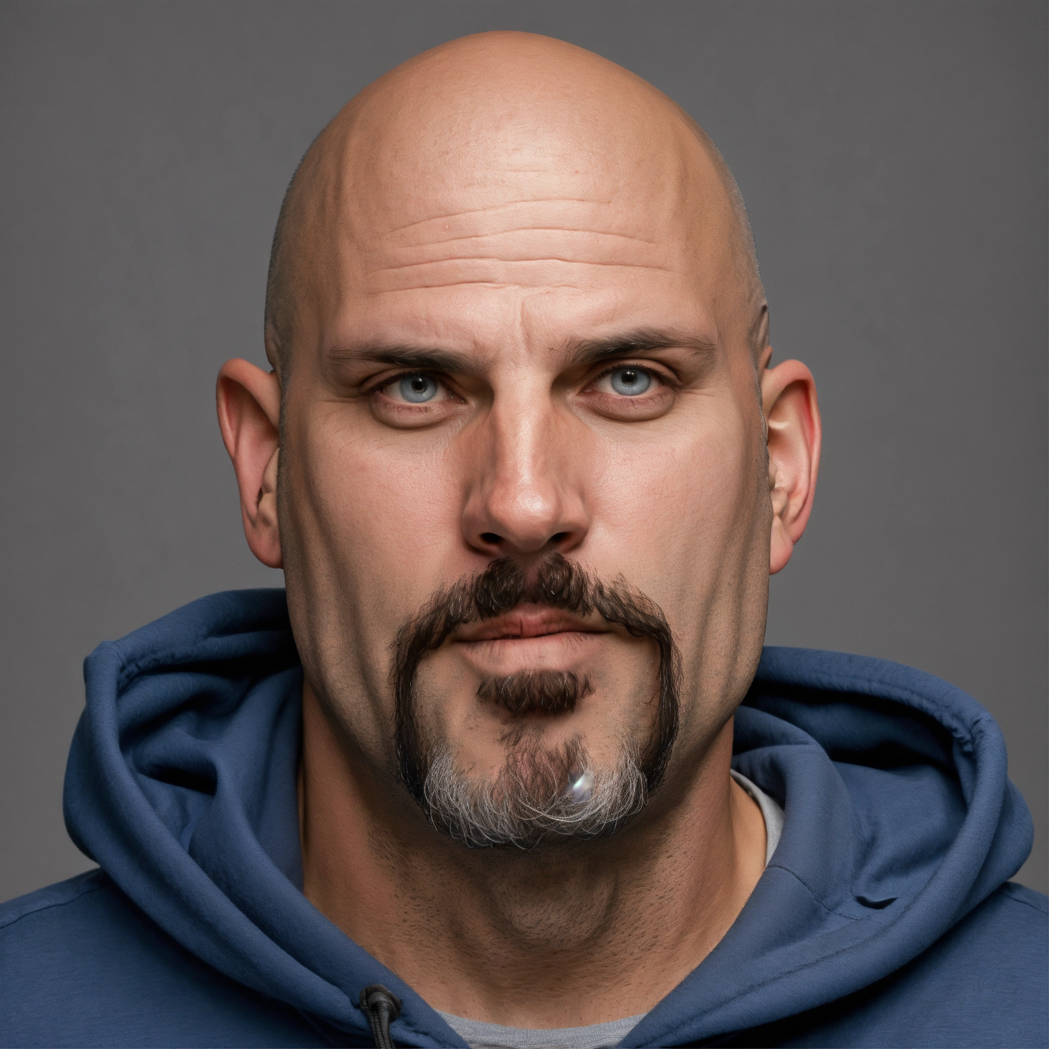 Lexica - JOHN FETTERMAN A GIANT HOMELESS MAN WITH BALD HEAD, DROOPY ...