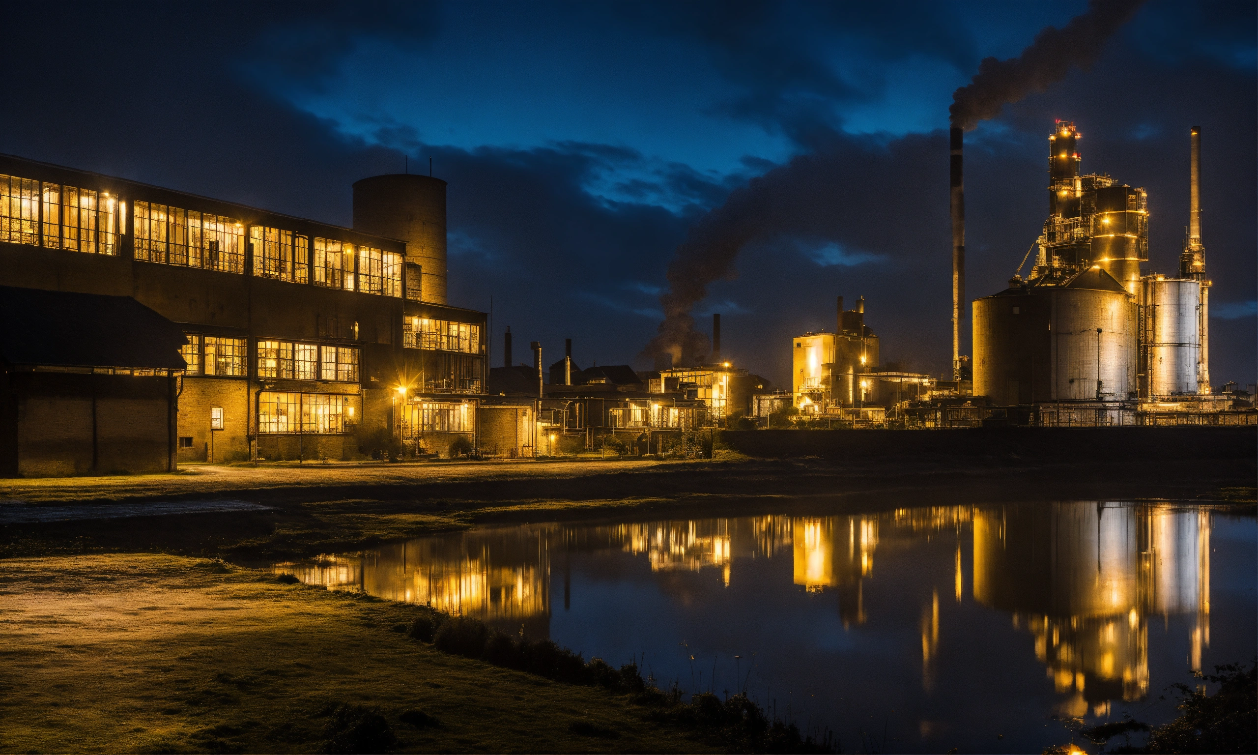Lexica - Cityscape of Genappe in Belgium at dawn. With a sugar factory ...
