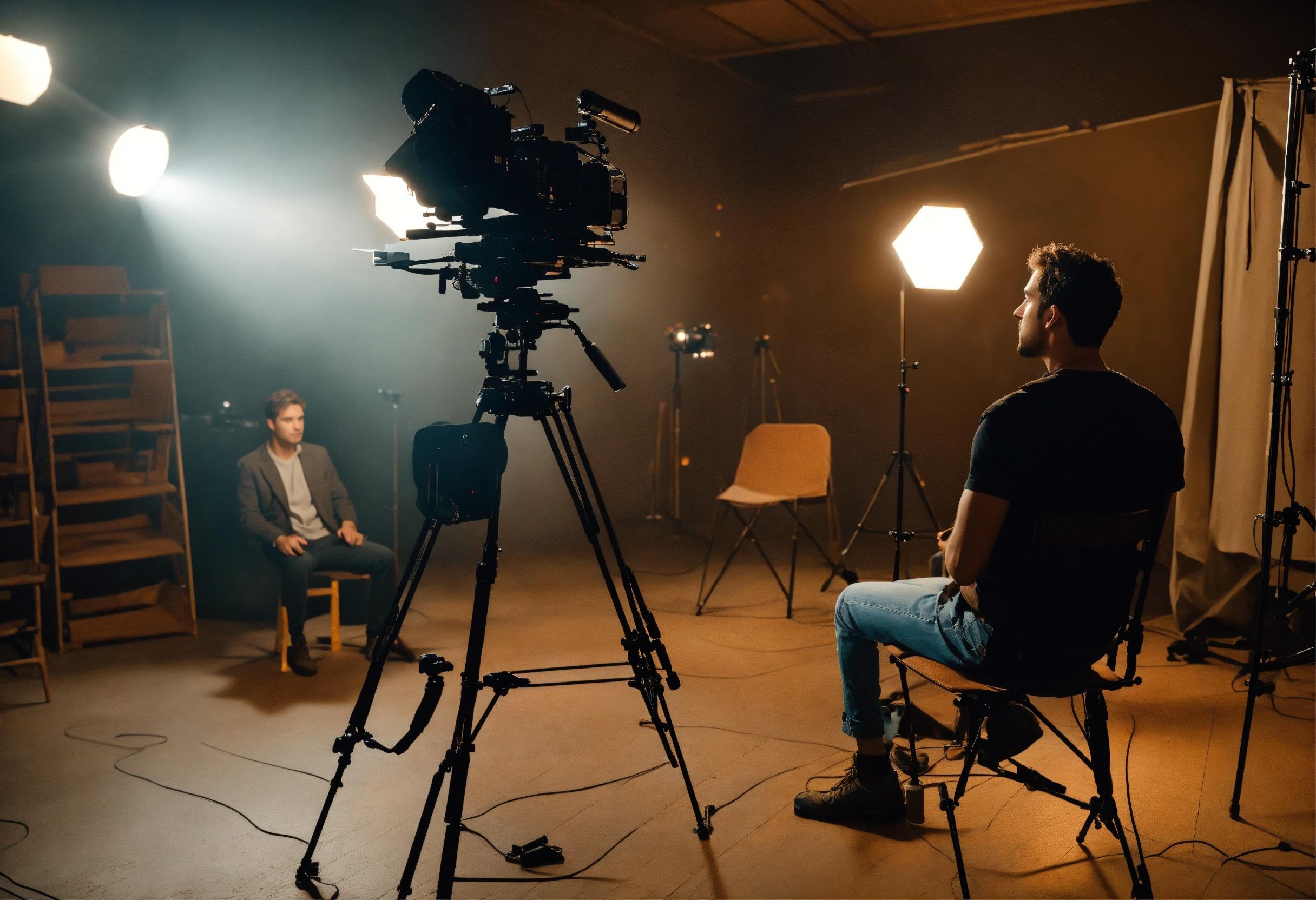 Lexica - The process of shooting a movie. A young film director in the ...