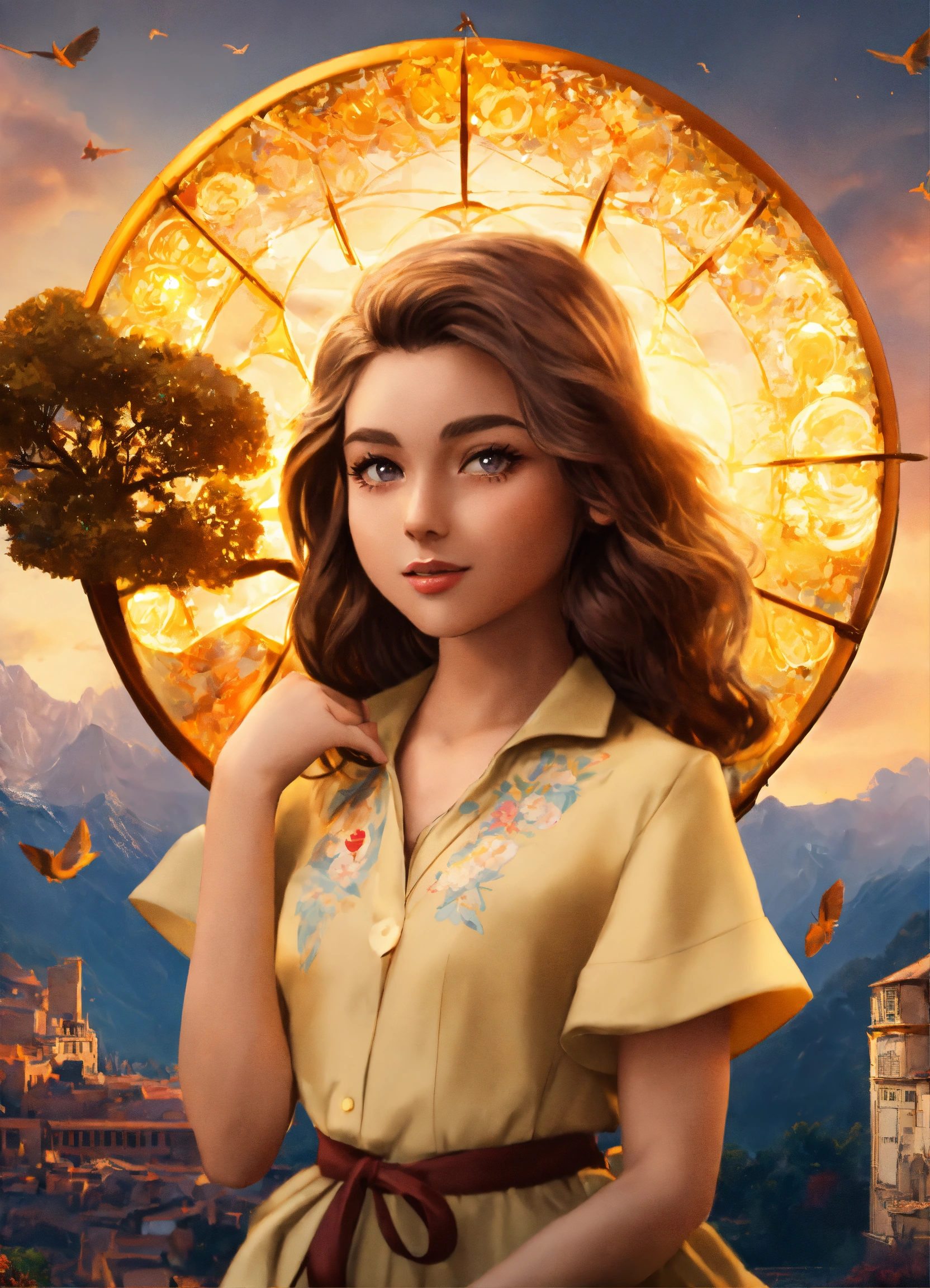 Lexica - Create a 4K round photo avatar for the Telegram channel "Let ...