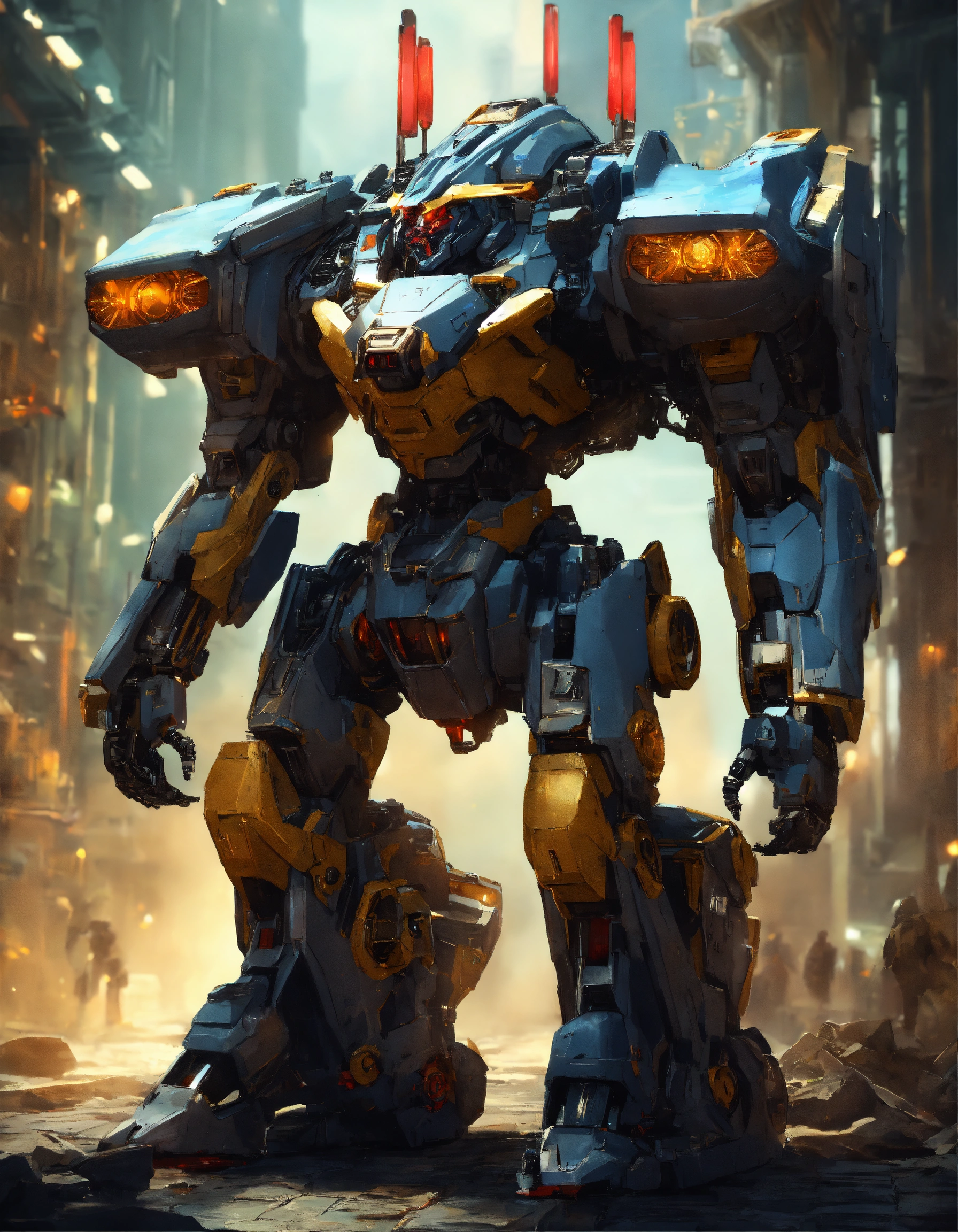 Lexica - Mecha might god, impenetrable, horrifying, 8k+, Unknown ...