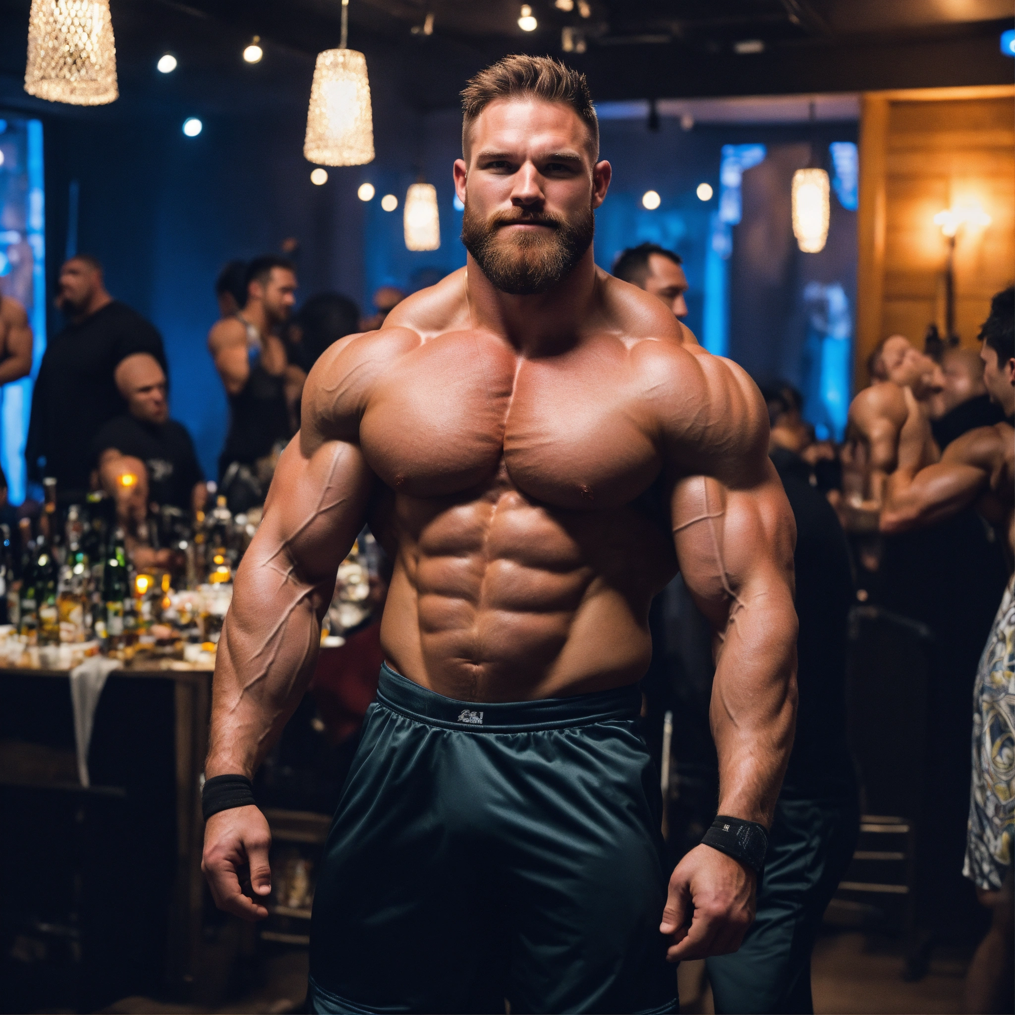 Lexica - 30-year-old Alaskan man with big muscles, big bodybuilder ...