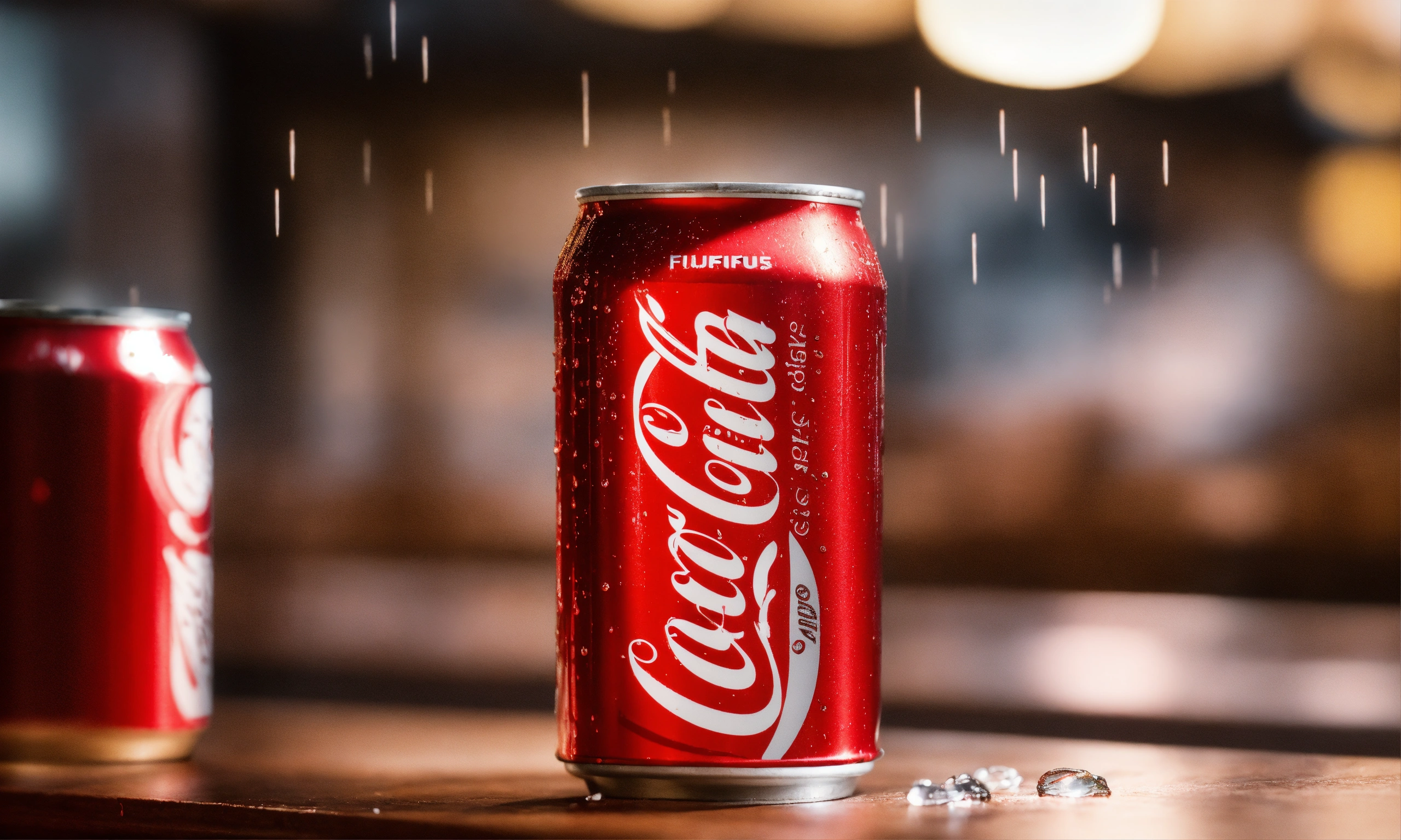 Lexica - Golden rule shot, a cold red can of coke with drops on it ...