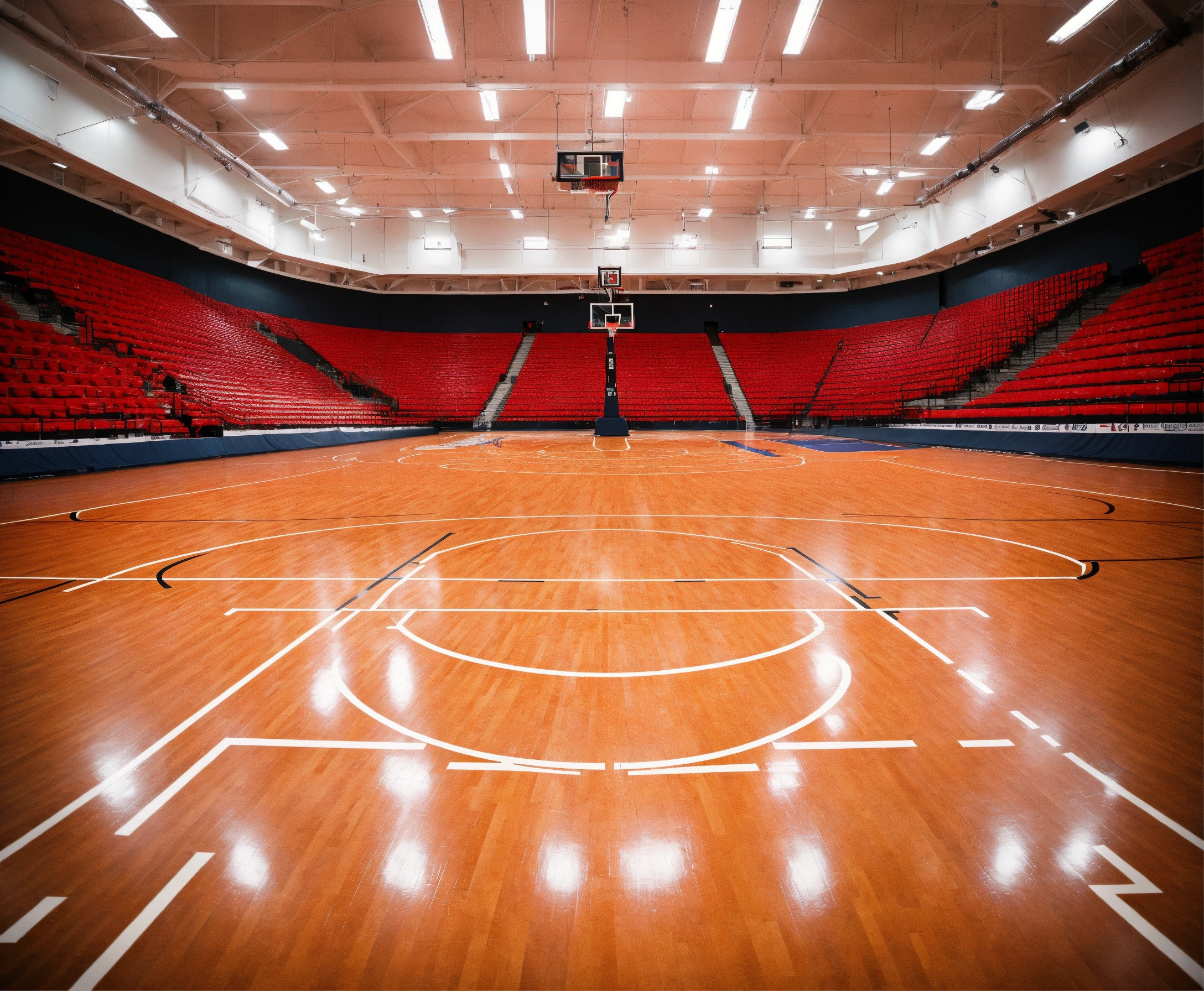 Lexica - Photo basketball sport arena interior view to wooden floor of ...