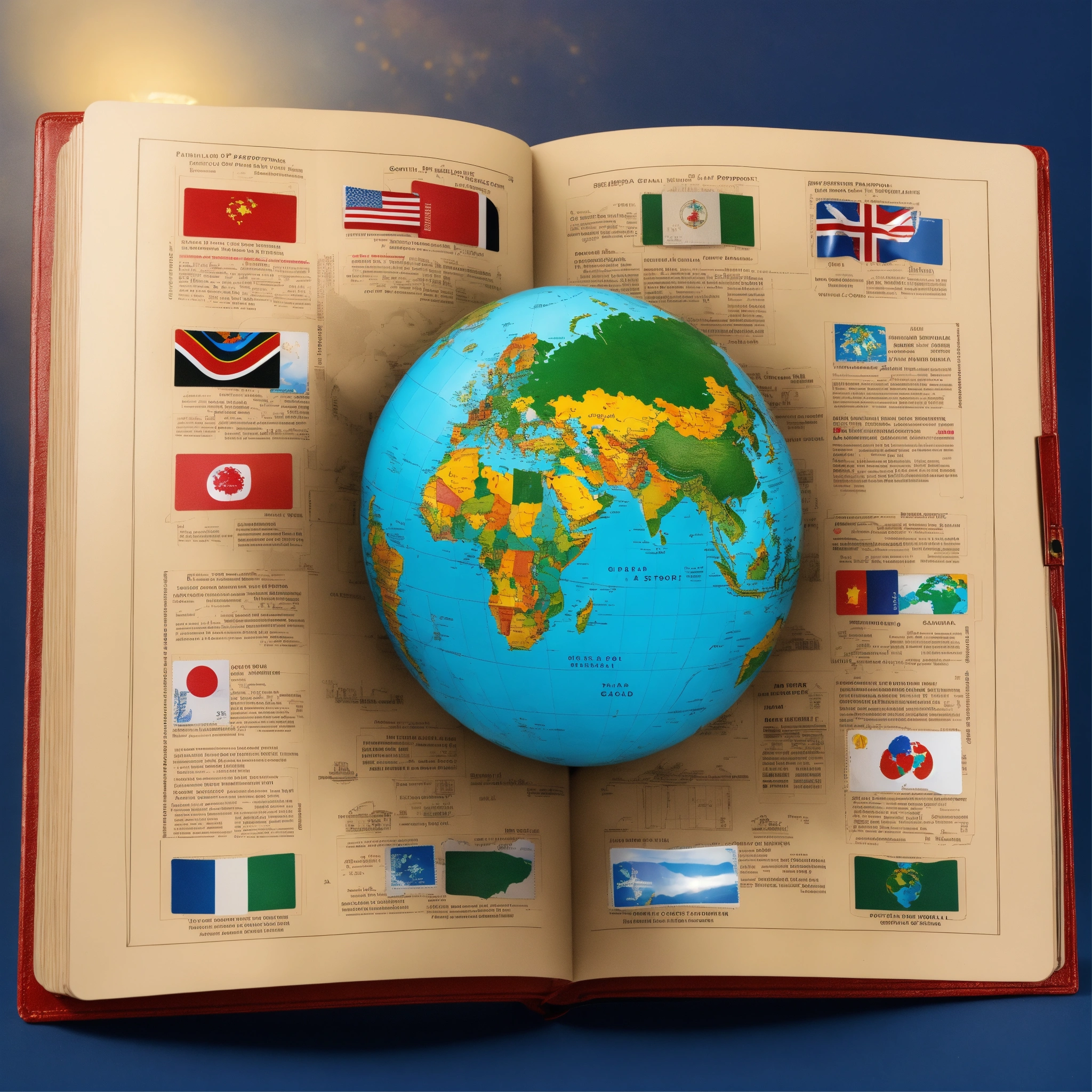 Lexica - Earth Globe and Passports Description An earth globe ...