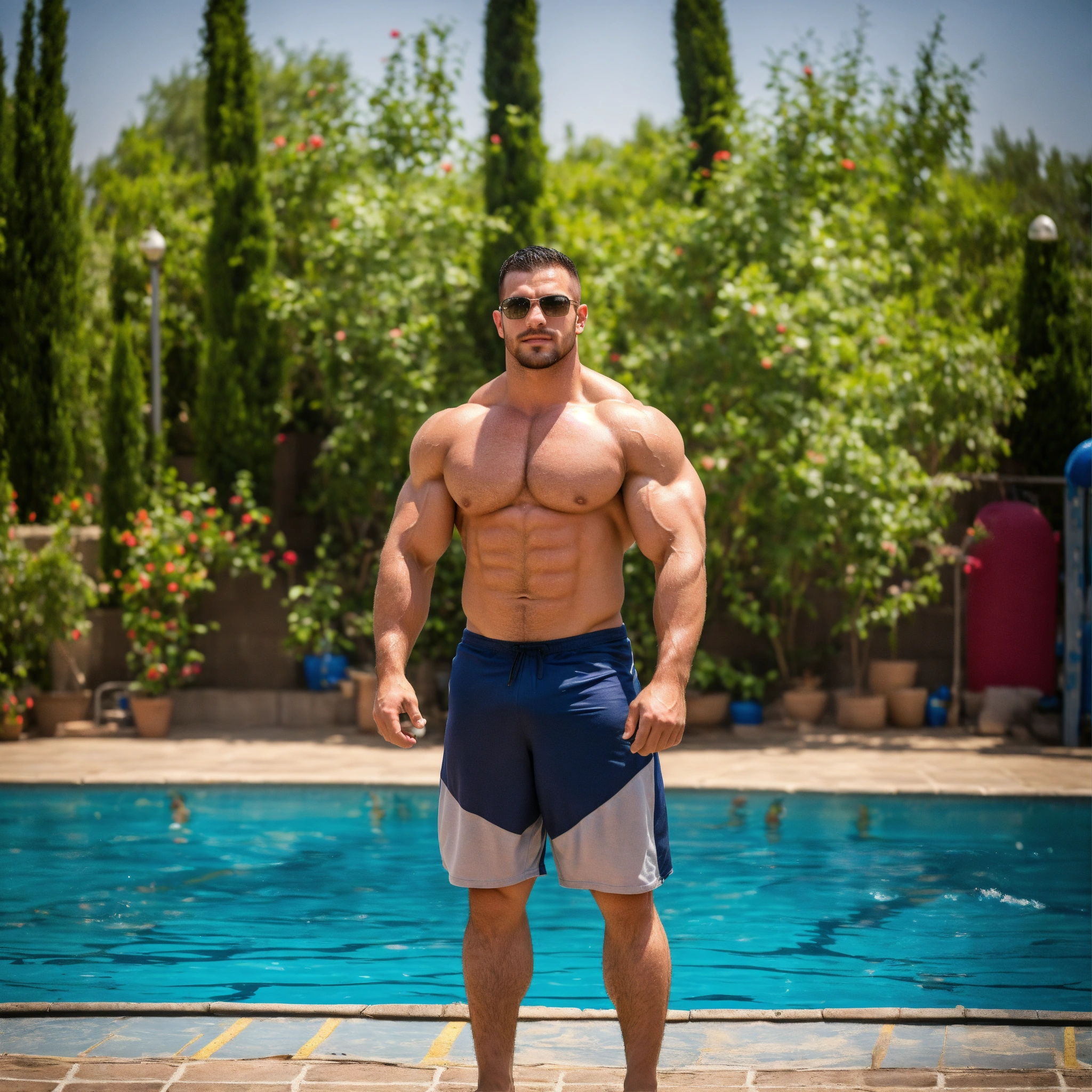 Lexica - 30-year-old man with big muscles, big bodybuilder, body like a ...