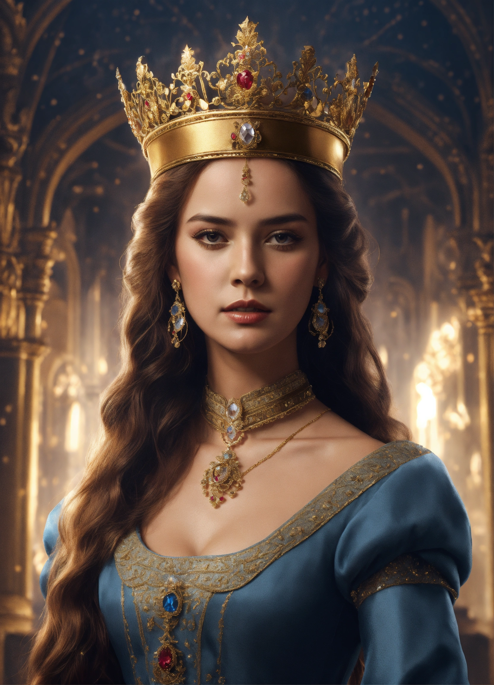 Lexica - Queen, old times,realistic,4k,detailed, kingdom, clear faces ...