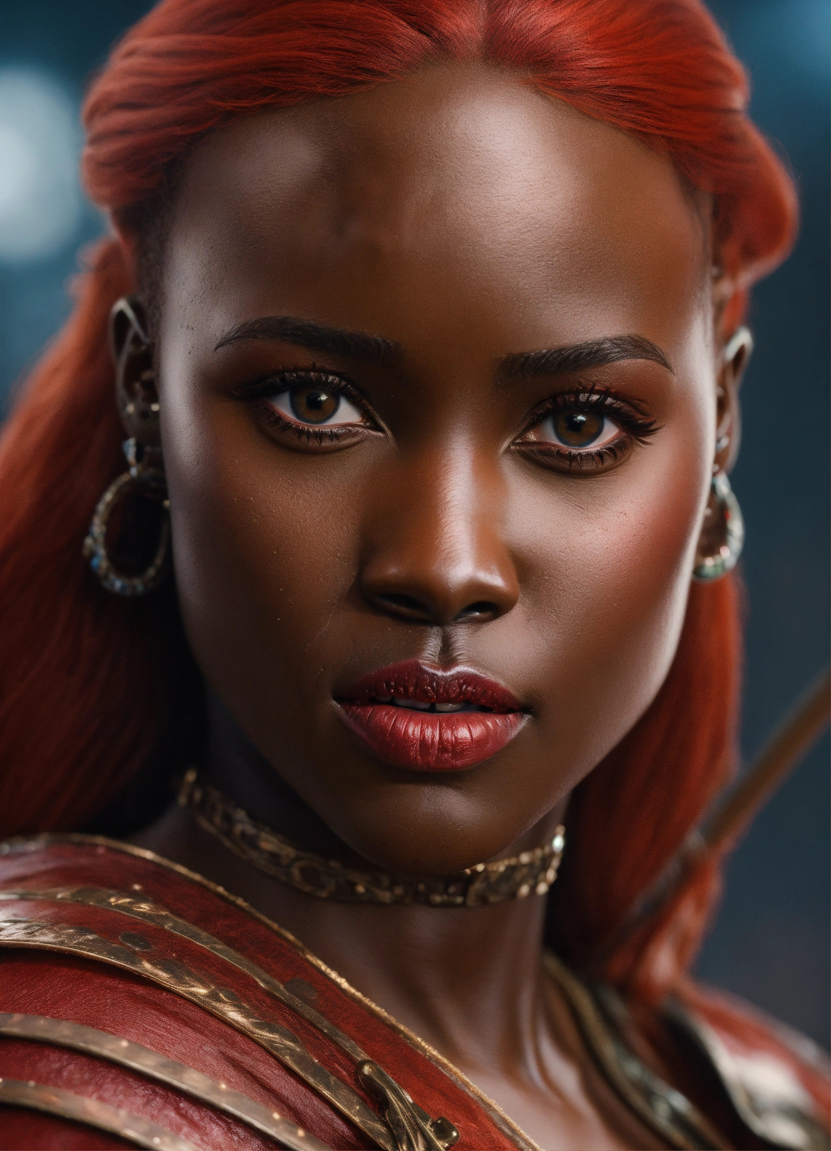Lexica - Beautiful Lupita Nyong'o as Red Sonja high definition cinema ...
