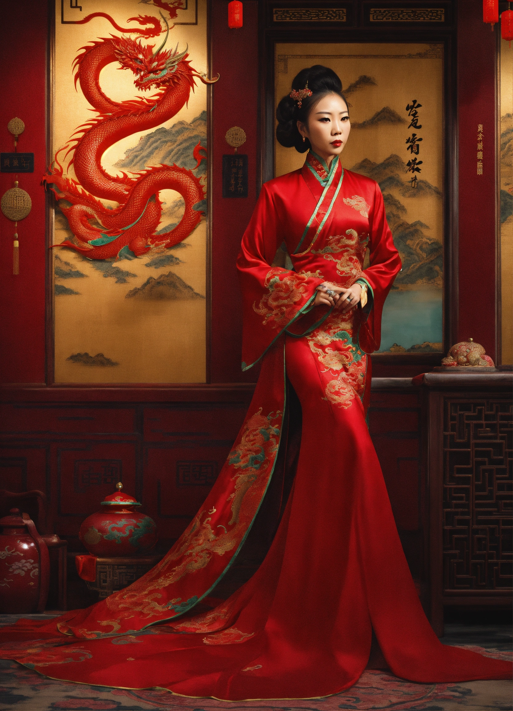 Lexica - The Scarlet Dragon Lady (Chinese Crime Boss)
