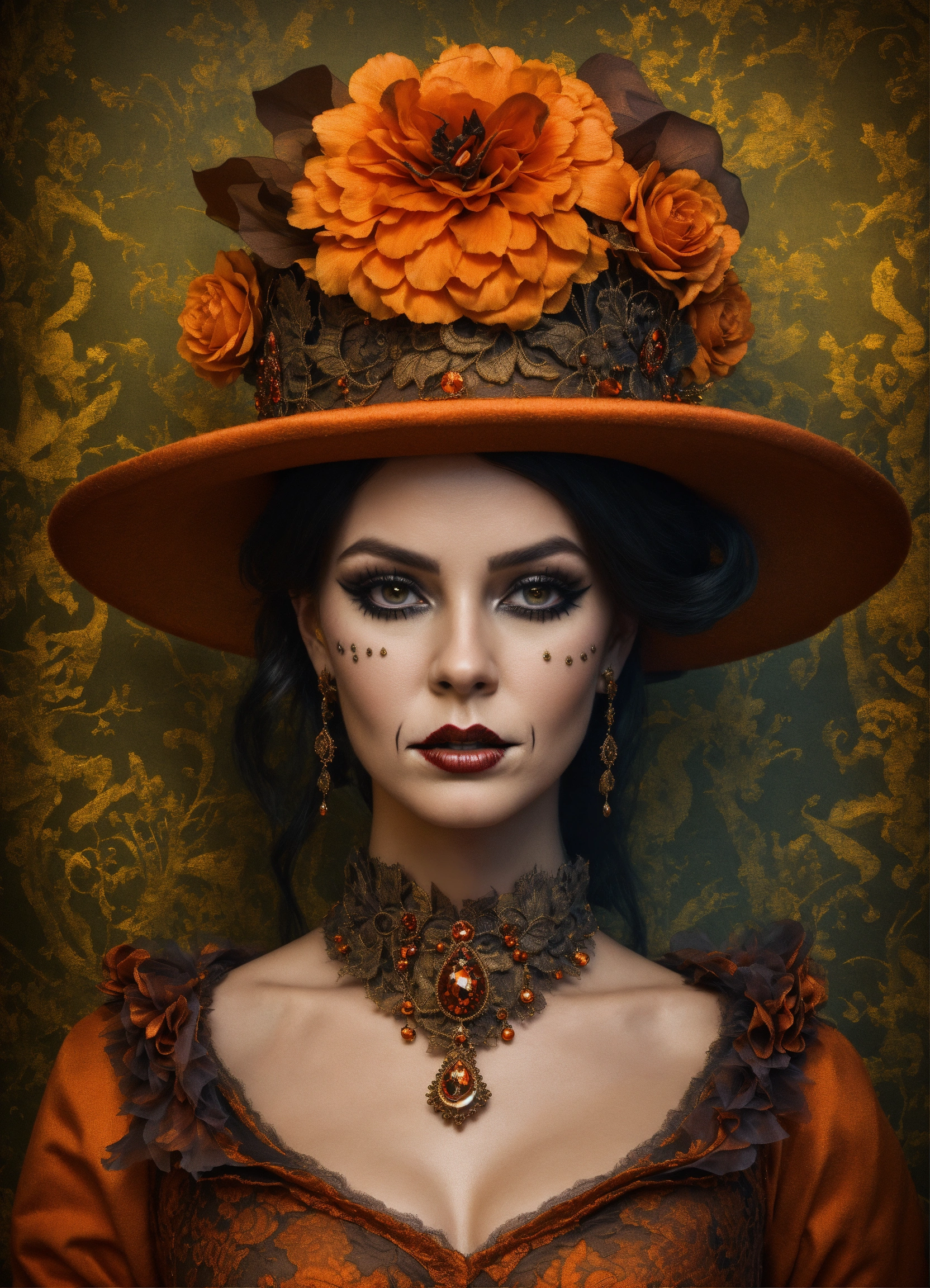 Lexica - Beautiful Spooky version of a 25 year old queen of Halloween ...