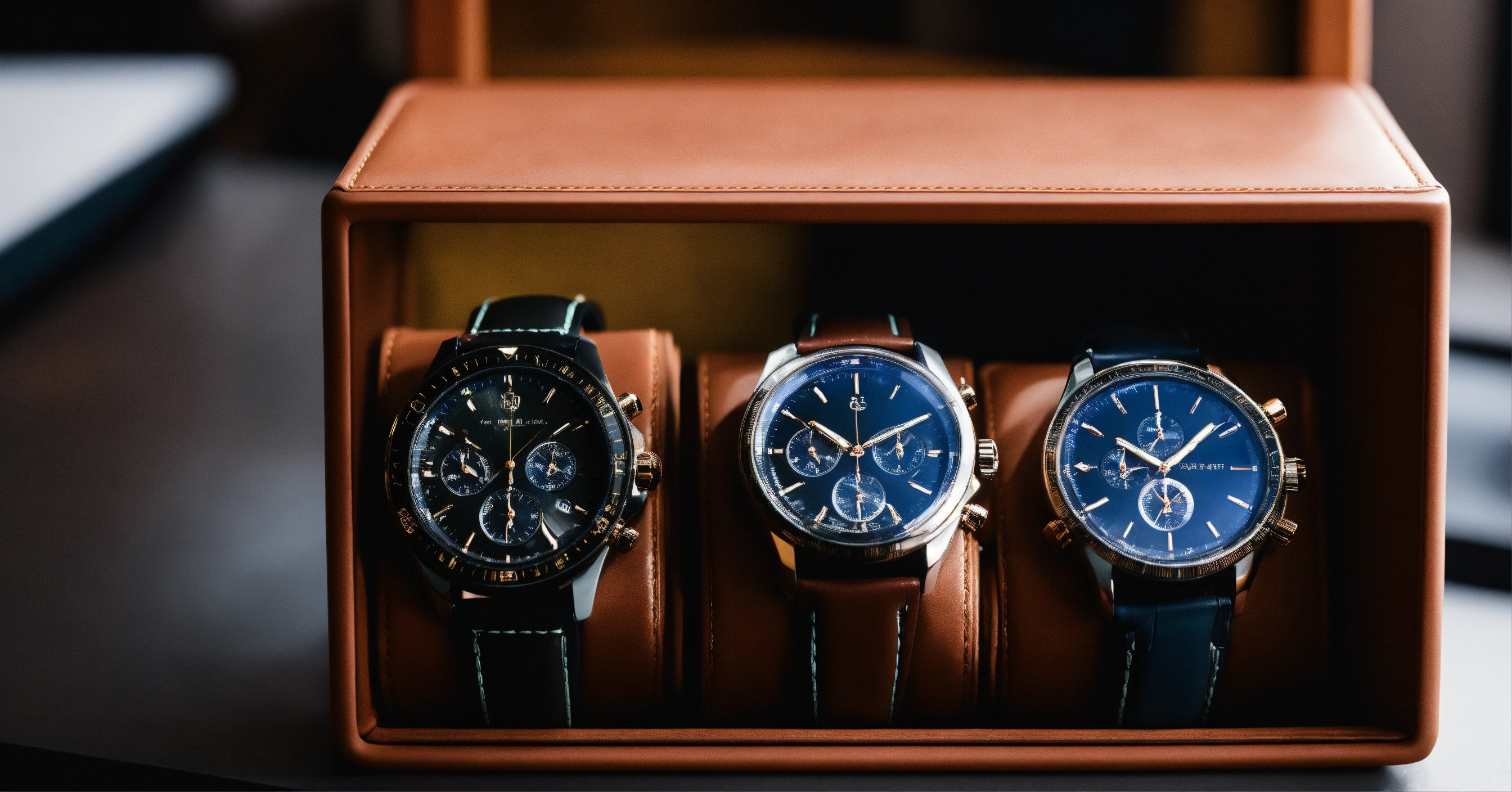 Lexica - An expensive modern watch collection displayed in a small case ...