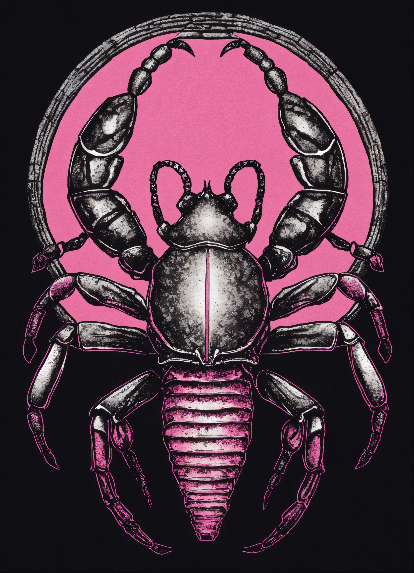 Lexica - T shirt graphic image of a Mystical and magical scorpion ...