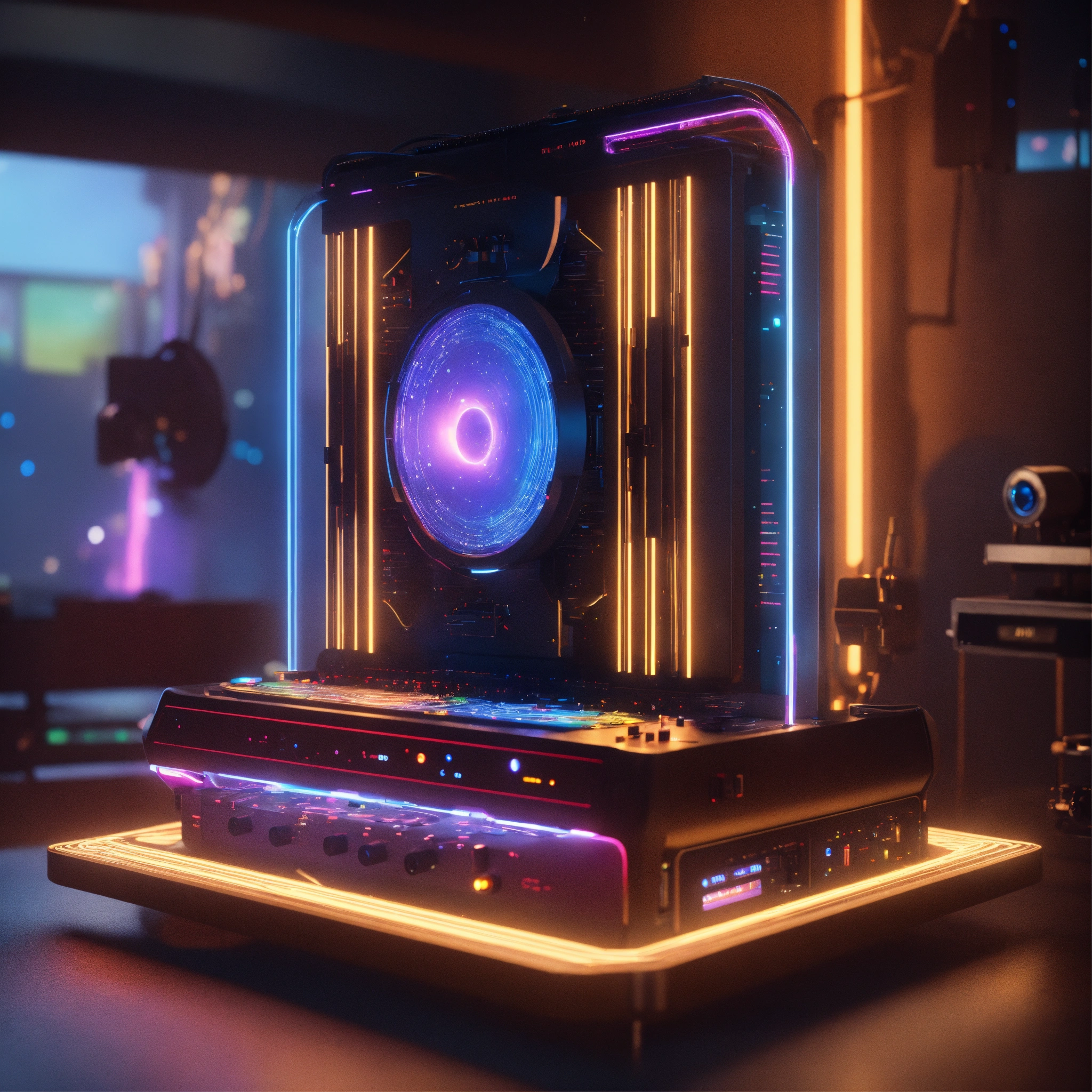 Lexica - A sound visualizer machine with personality, waveform ...