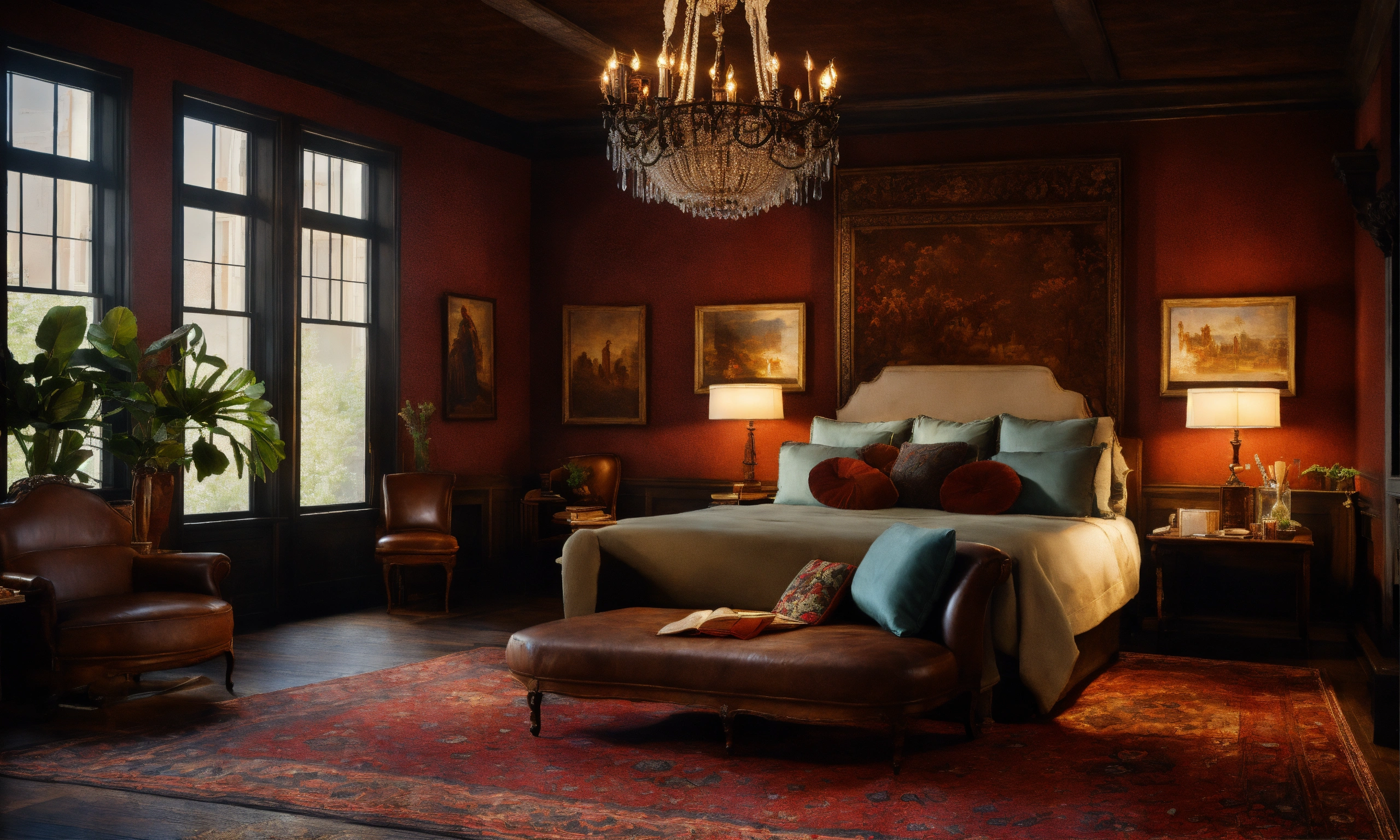 Lexica - Concept art of huge master bedroom, new Orleans, the originals ...