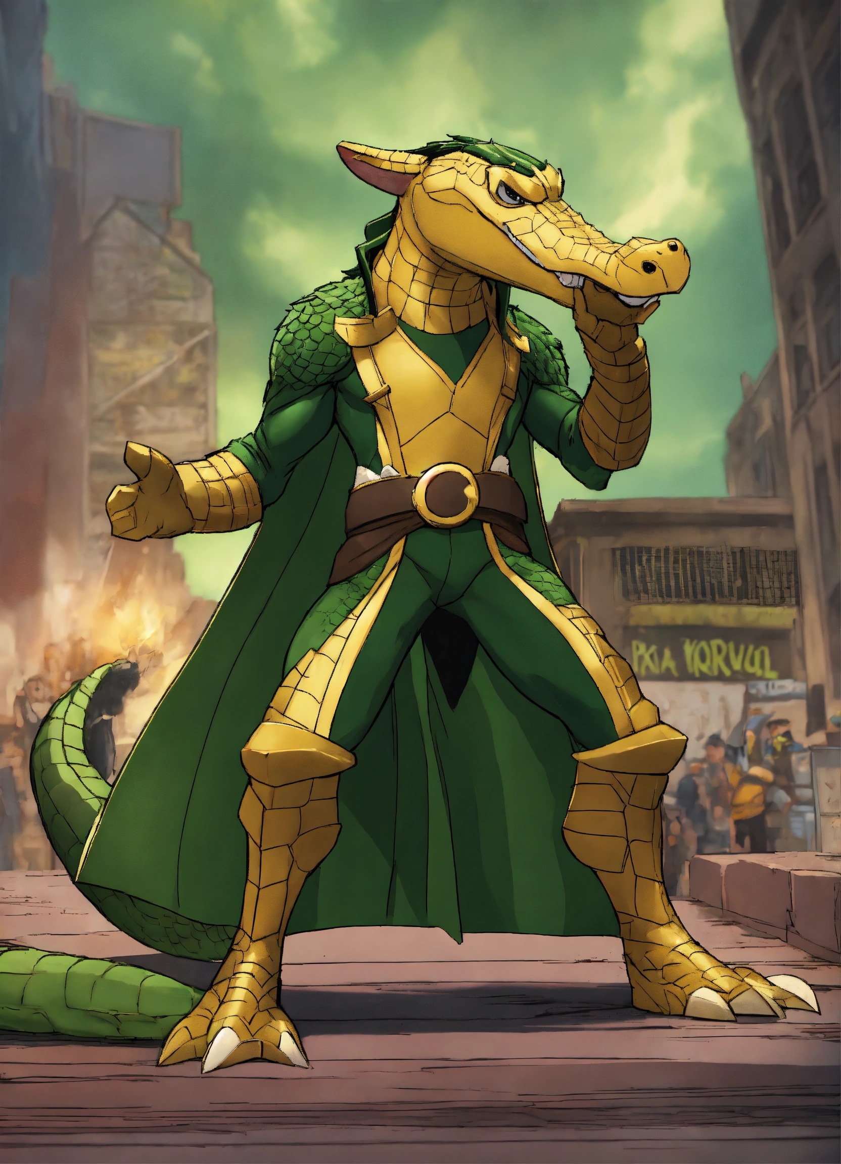 Lexica - Marvel alligator loki variant animated in action without words ...