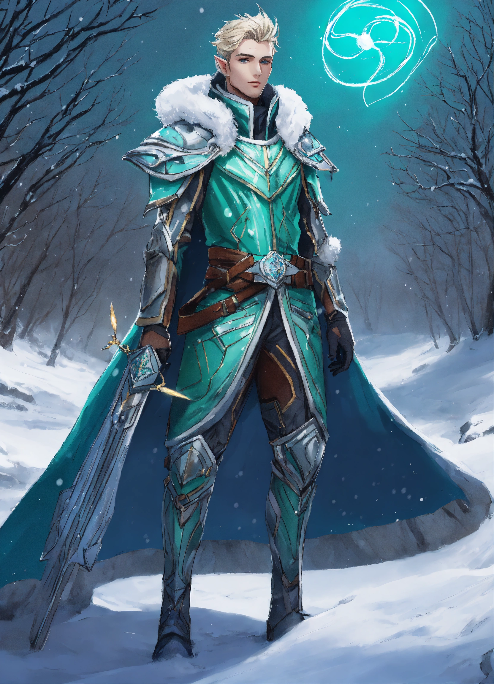 Lexica - Full body drawing of a sci fi high elf, royalty, futuristic ...