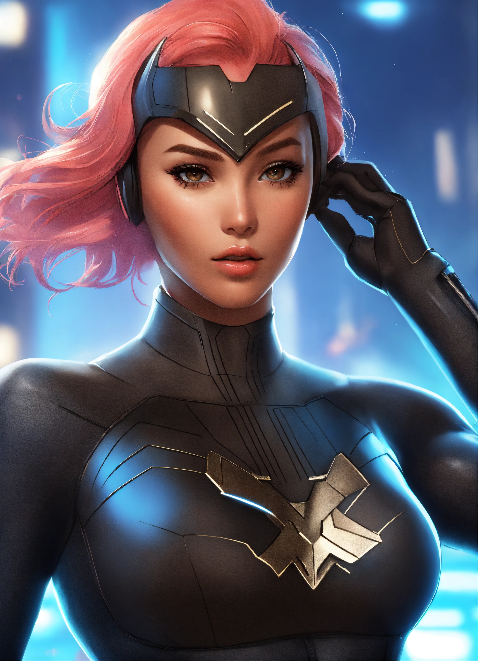 Lexica - Woman, female, woman, superhero style, superhero, 4k, detailed ...