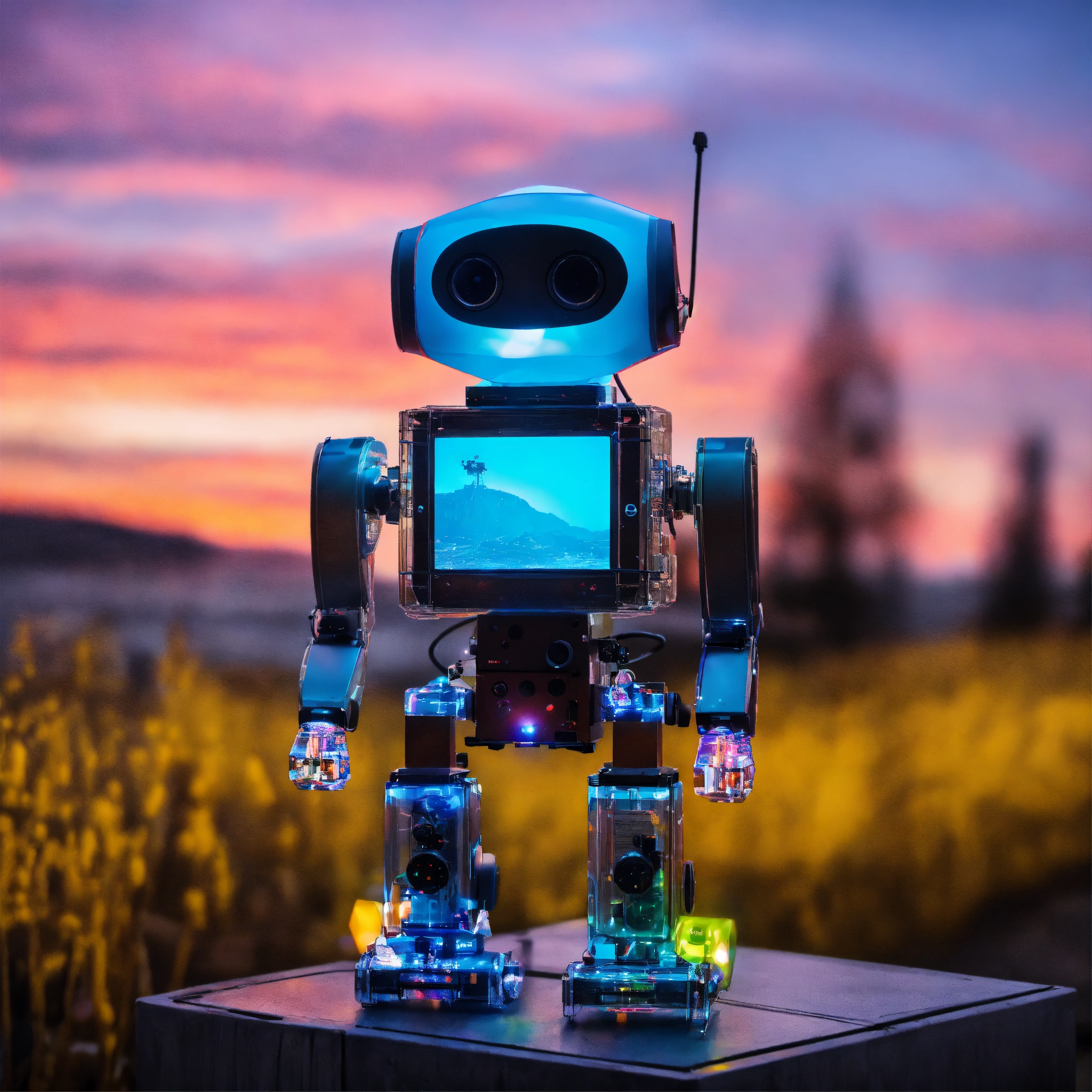 Lexica - Translucent polycarbonate, (adorable robot), thermal visor ...