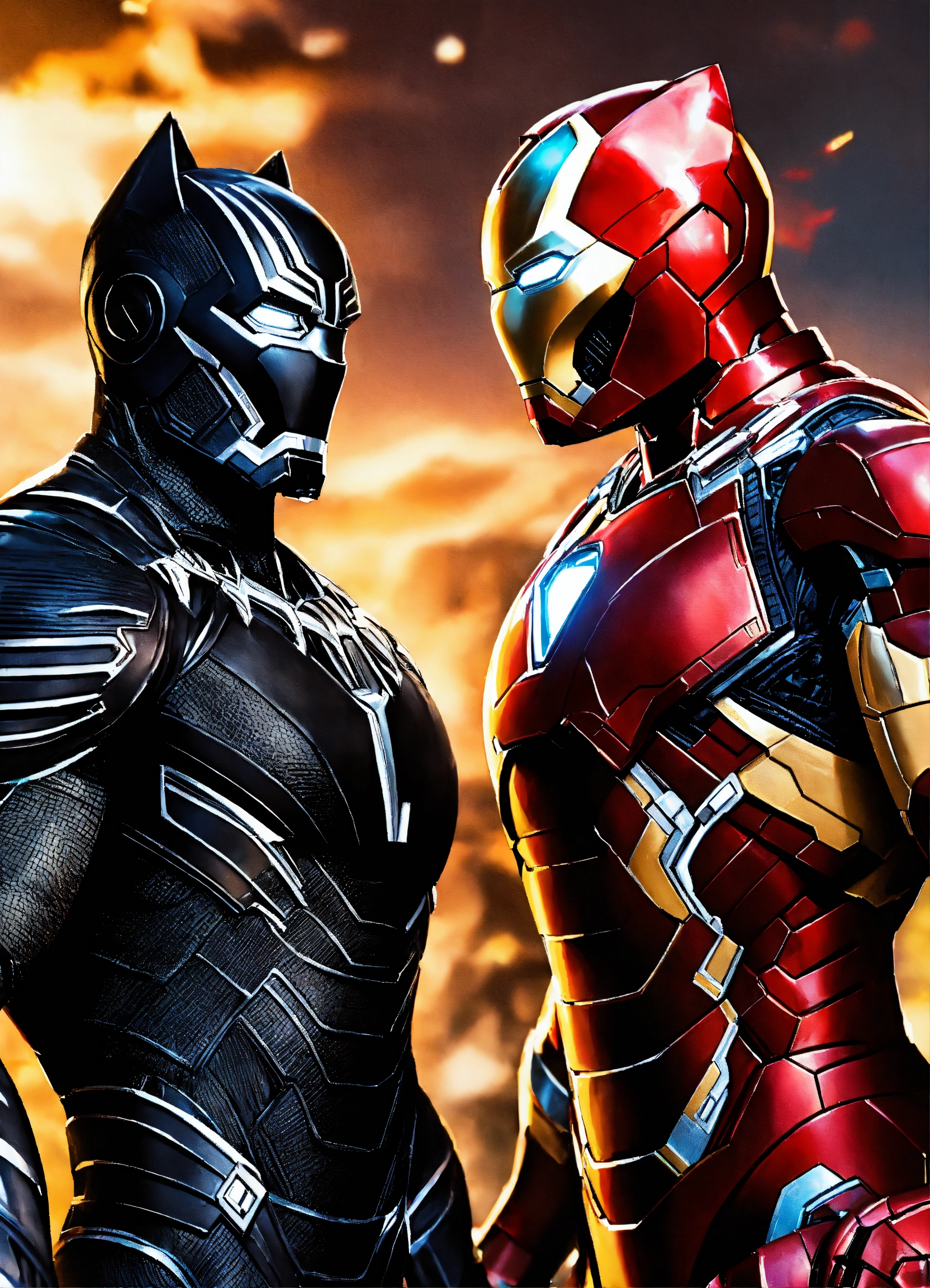 Lexica - Iron man vs black panther,cinematic