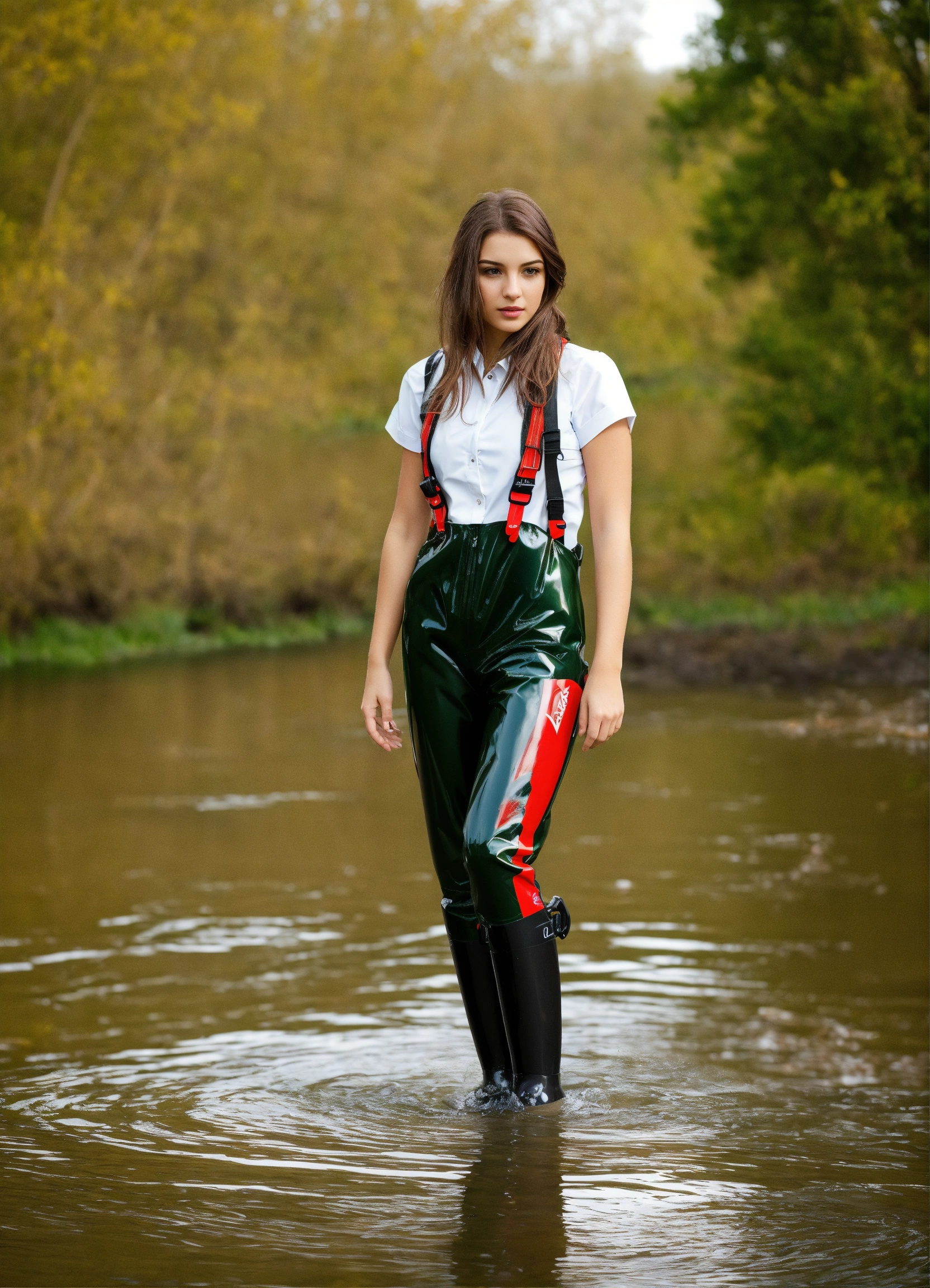 Lexica - Girl in glossy waders