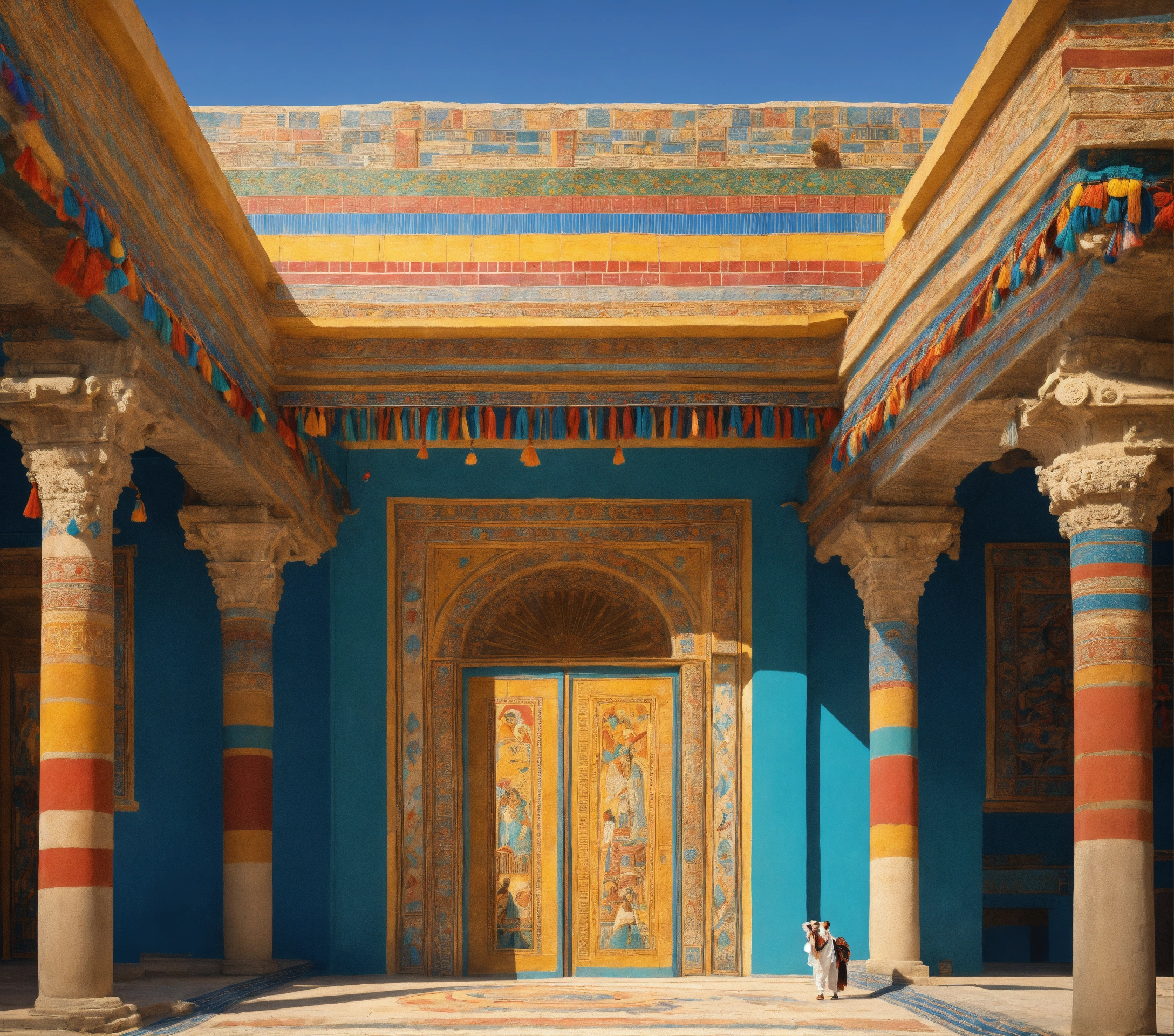 Lexica - In 770 BC at a sunny outdoor bizarre, a frilly Assyrian royal ...