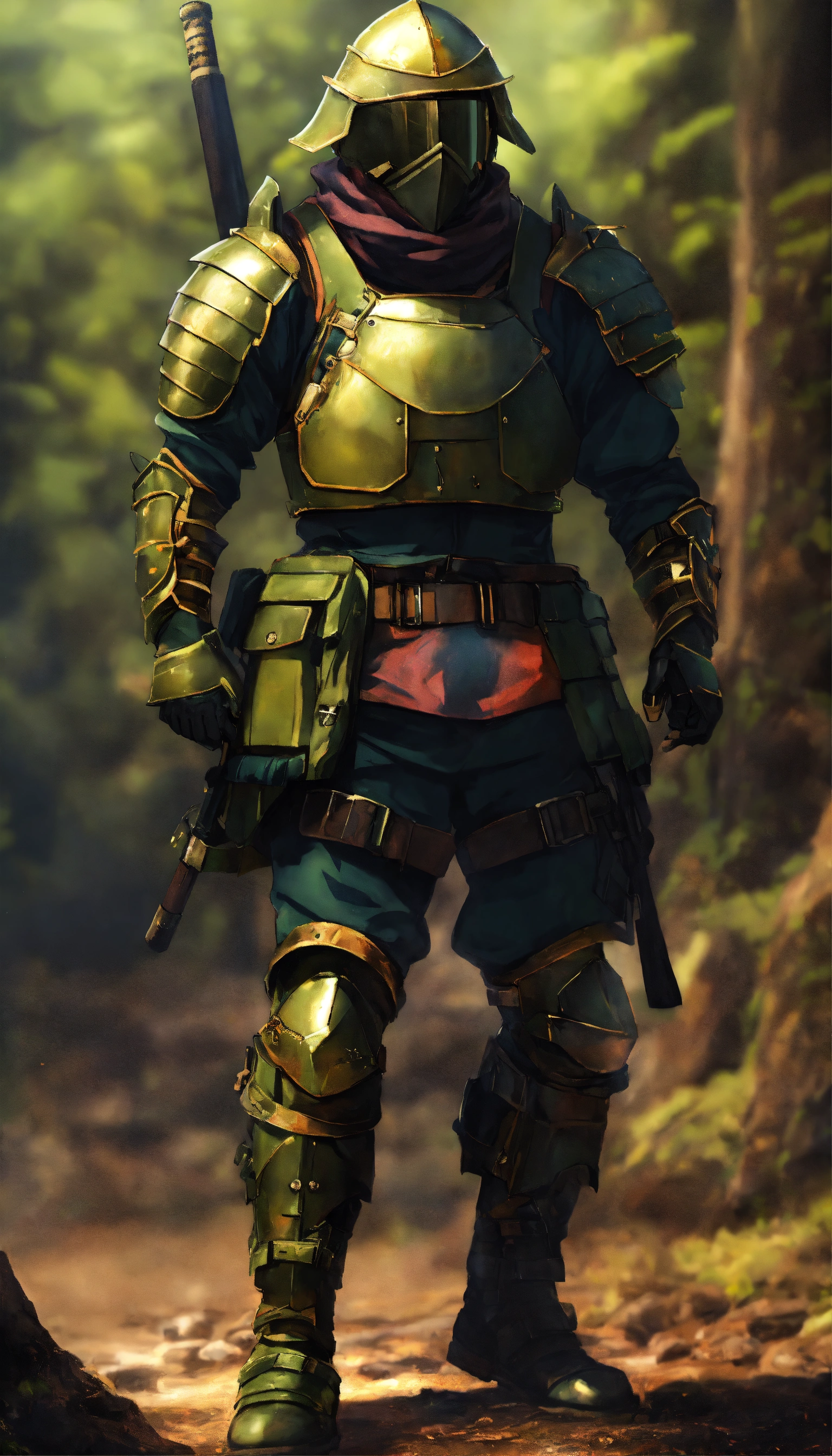 Lexica - Armored Soldier guerilla in hunter x Hunter style