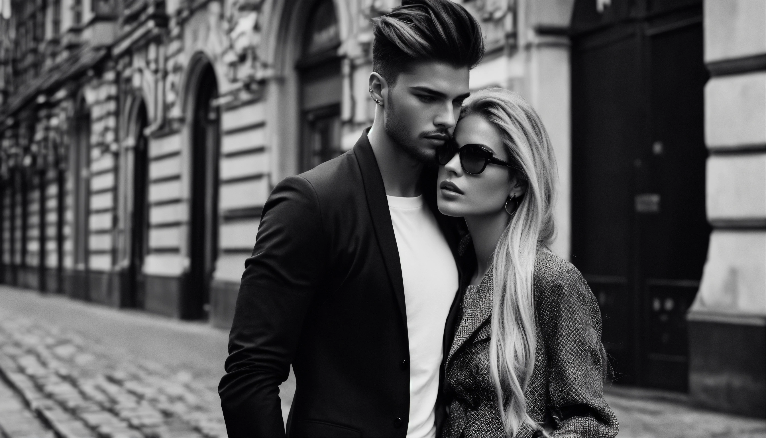 Lexica - Create a beautiful woman and man Fashion style like magazine ...