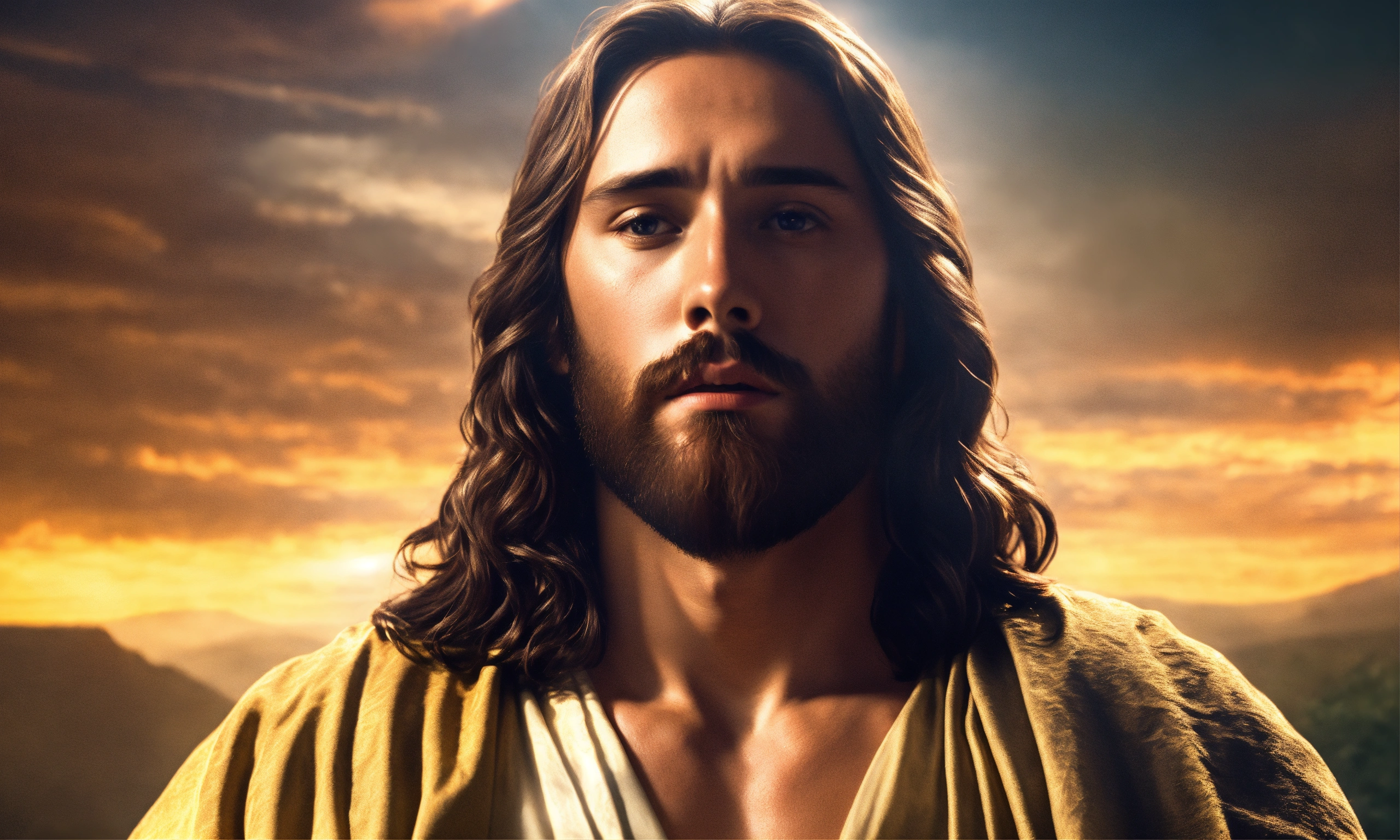 Lexica - Powerful praying background, holy, ultra realistic, jesus, 4k