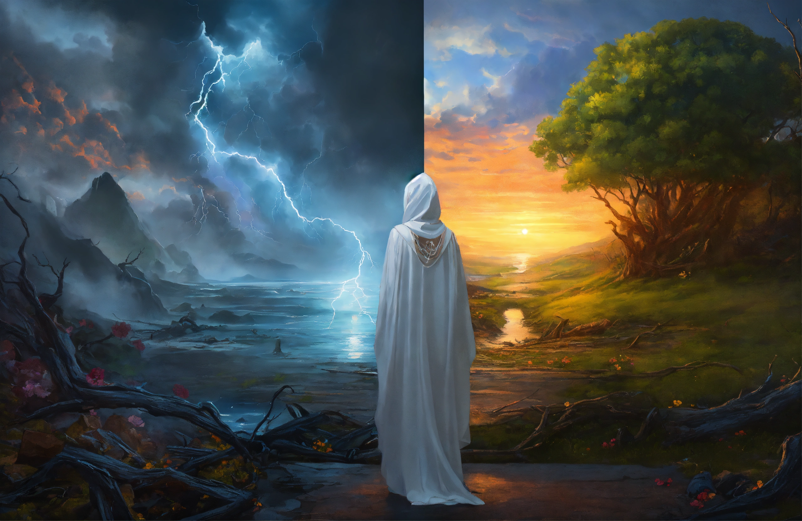 Lexica - Create a modern contemporary realistic painting that captures ...