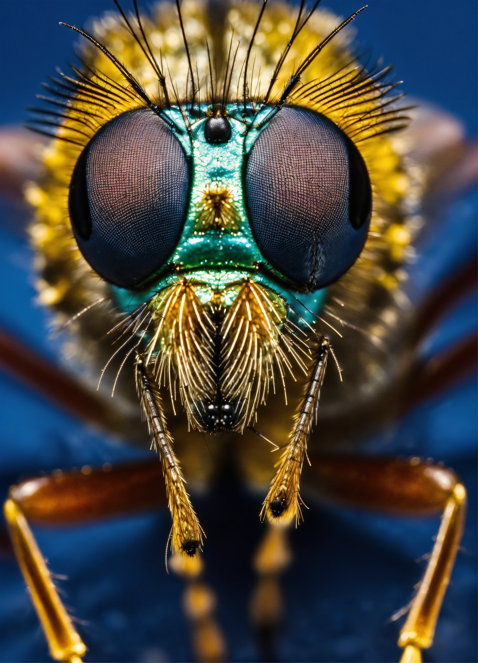 Lexica - Amazing stunning photo of a cross between a fly and a human ...