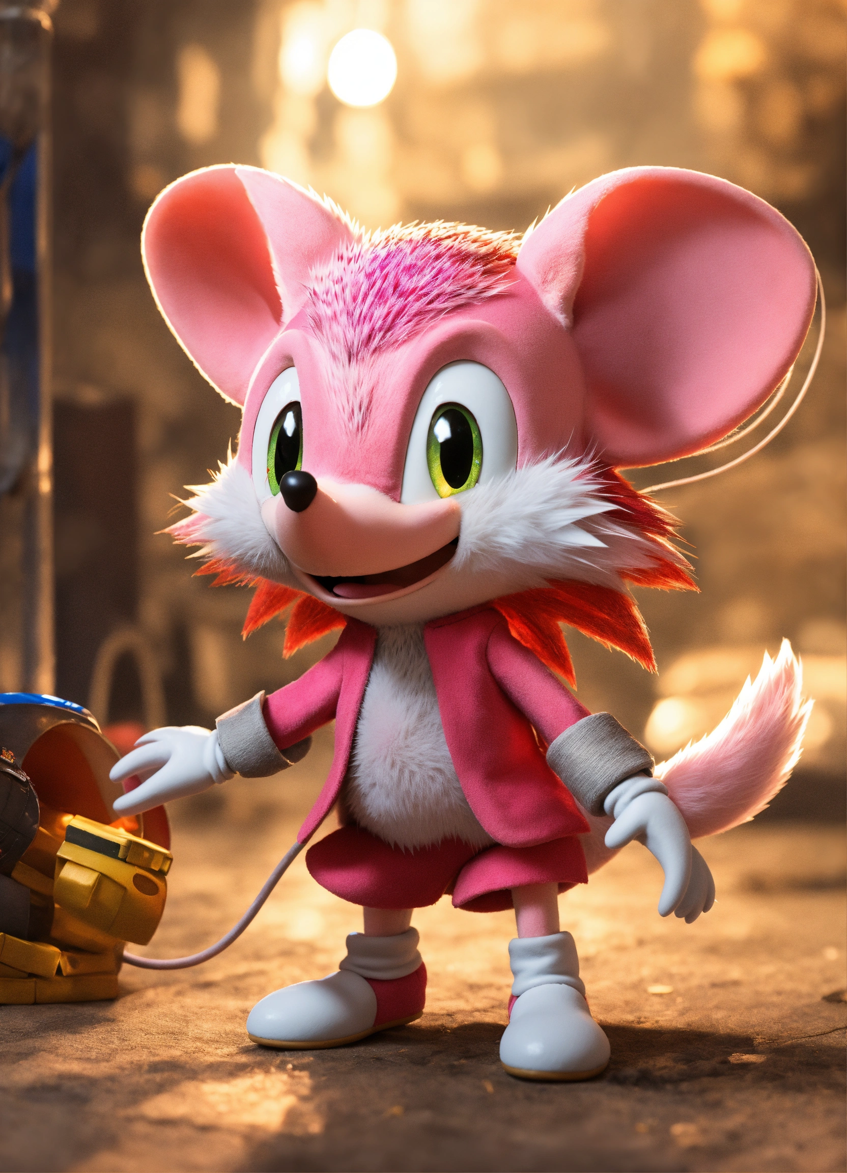 Lexica - Amy Rose the Hedgehog as a rat