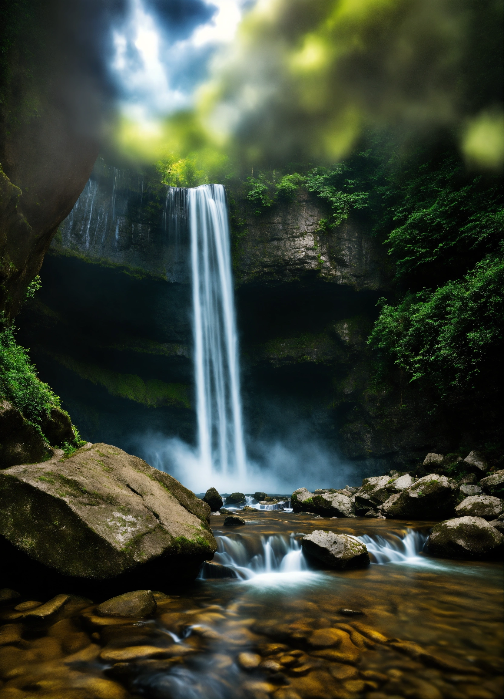 Lexica - A massive beautiful deep waterfall