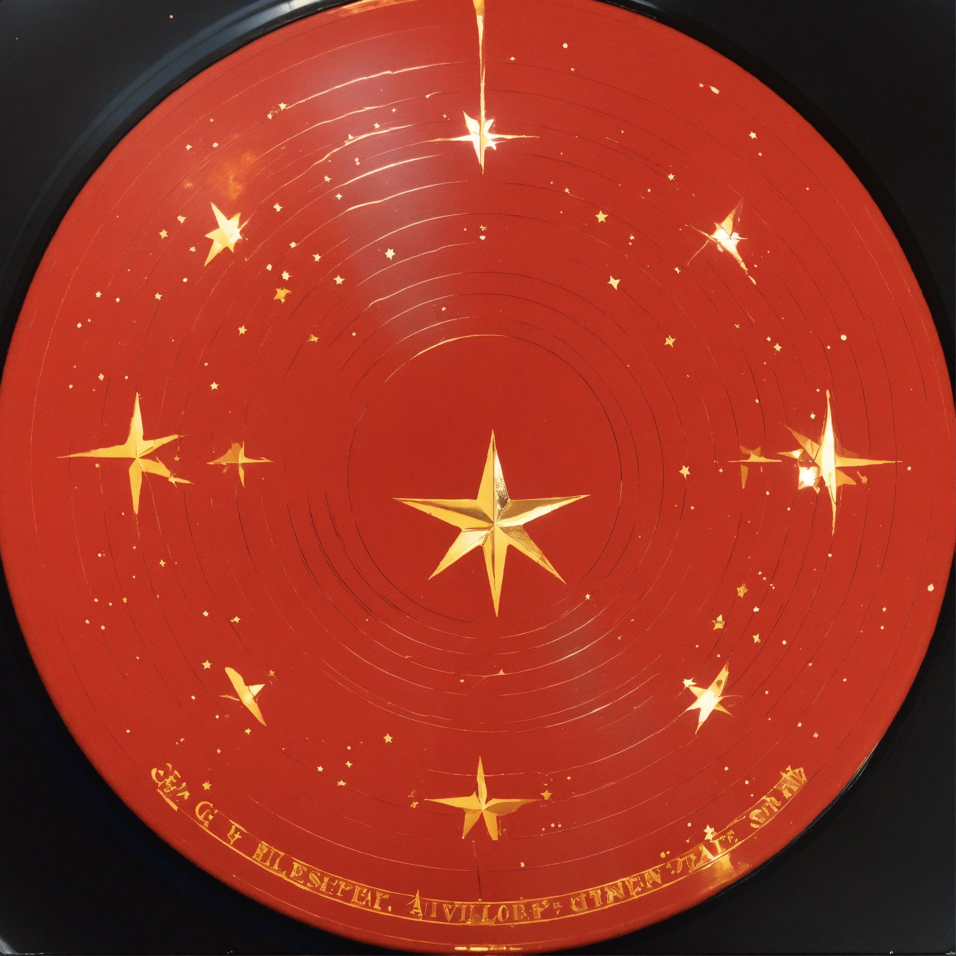 Lexica - A classic vinyl album cover with sapphire blue vinyl. the ...