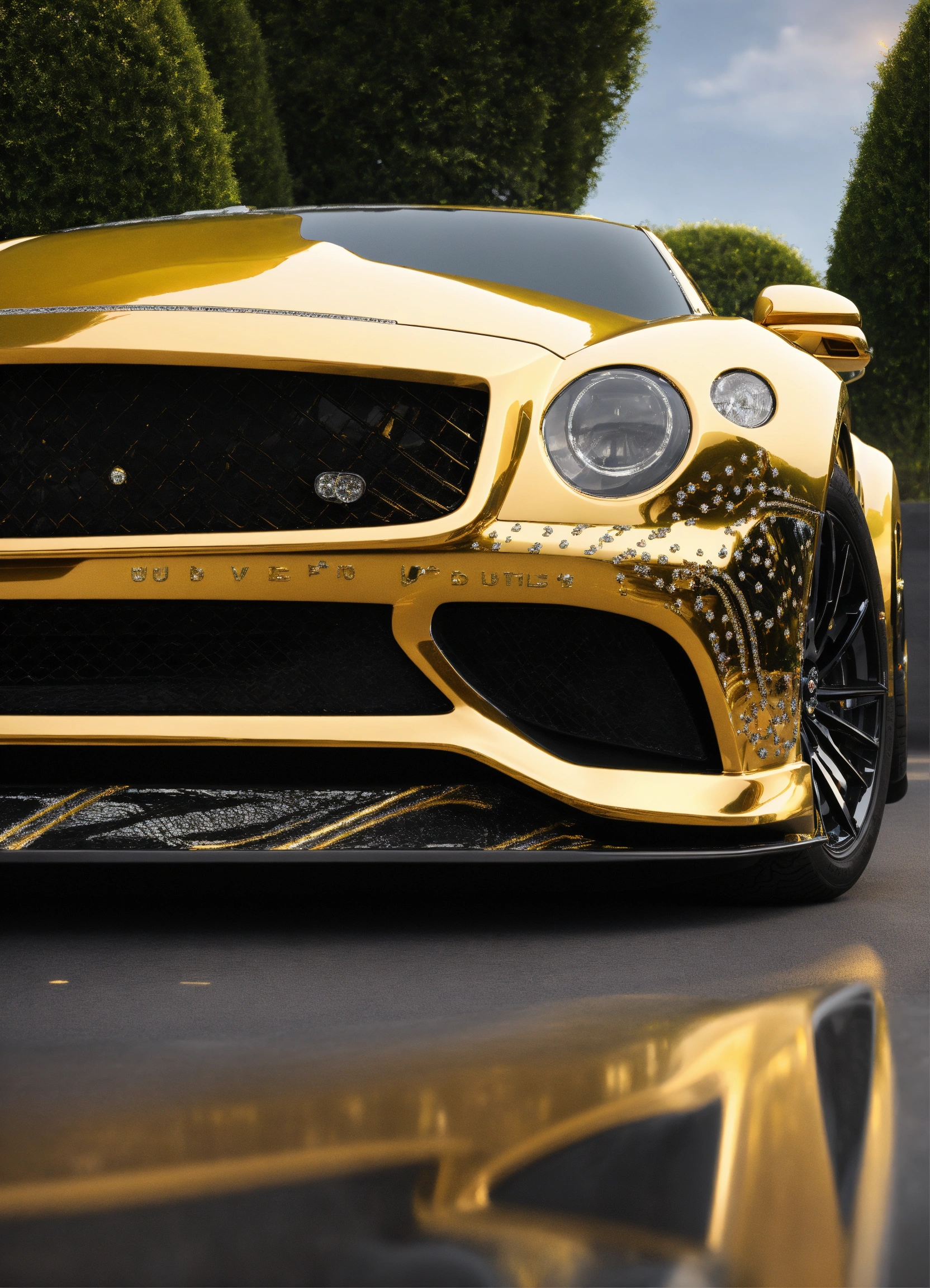 Lexica - Unknown exotic car, design with diamond, luxury design black ...