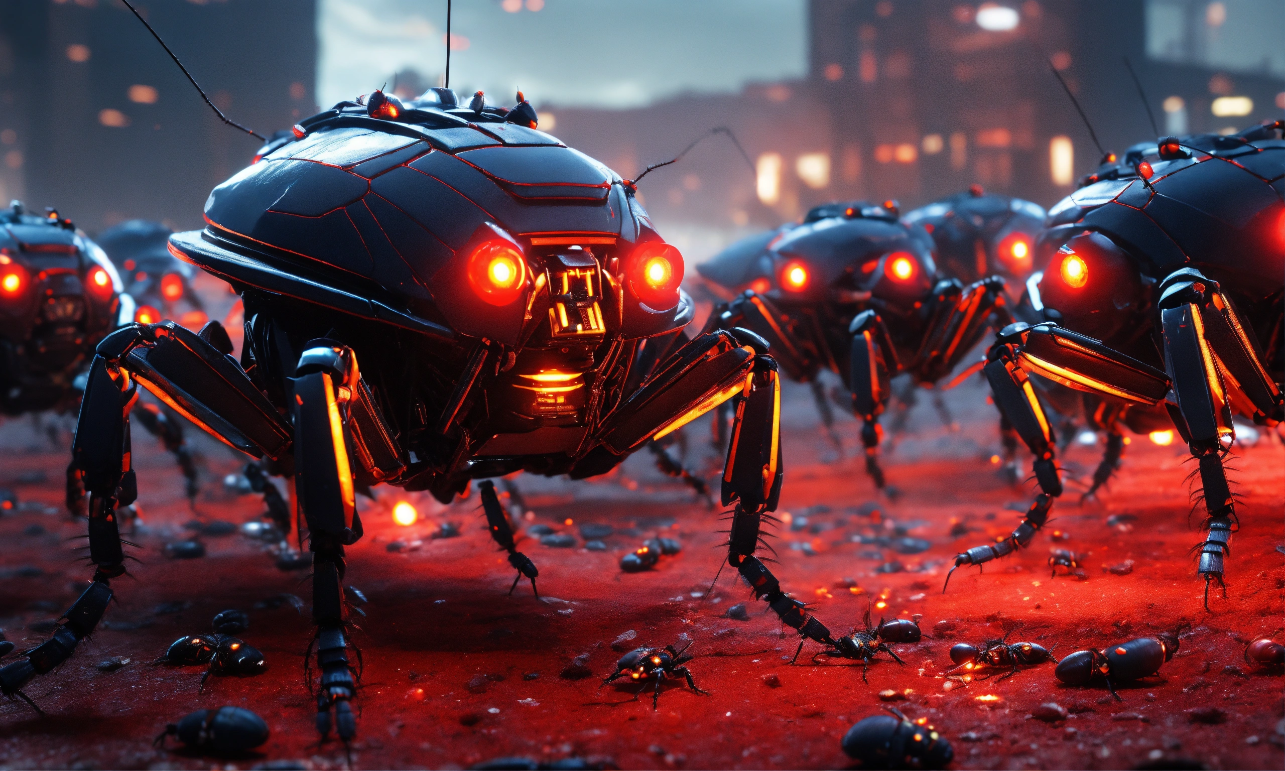 Lexica - Robotic cockroach invasion in a wasteland, multitudes ...