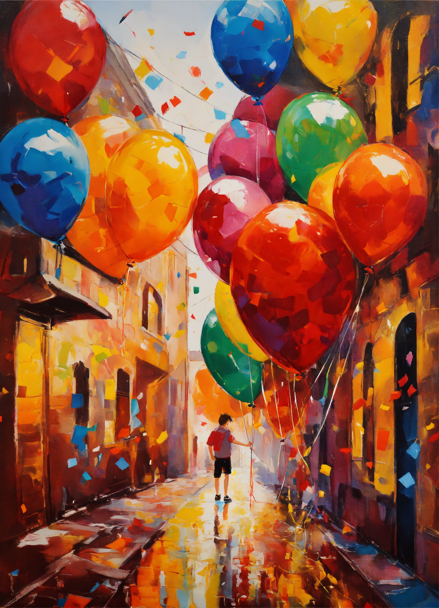 Lexica - Let's Celebrate a Neo-Expressionist Birthday A Burst of ...