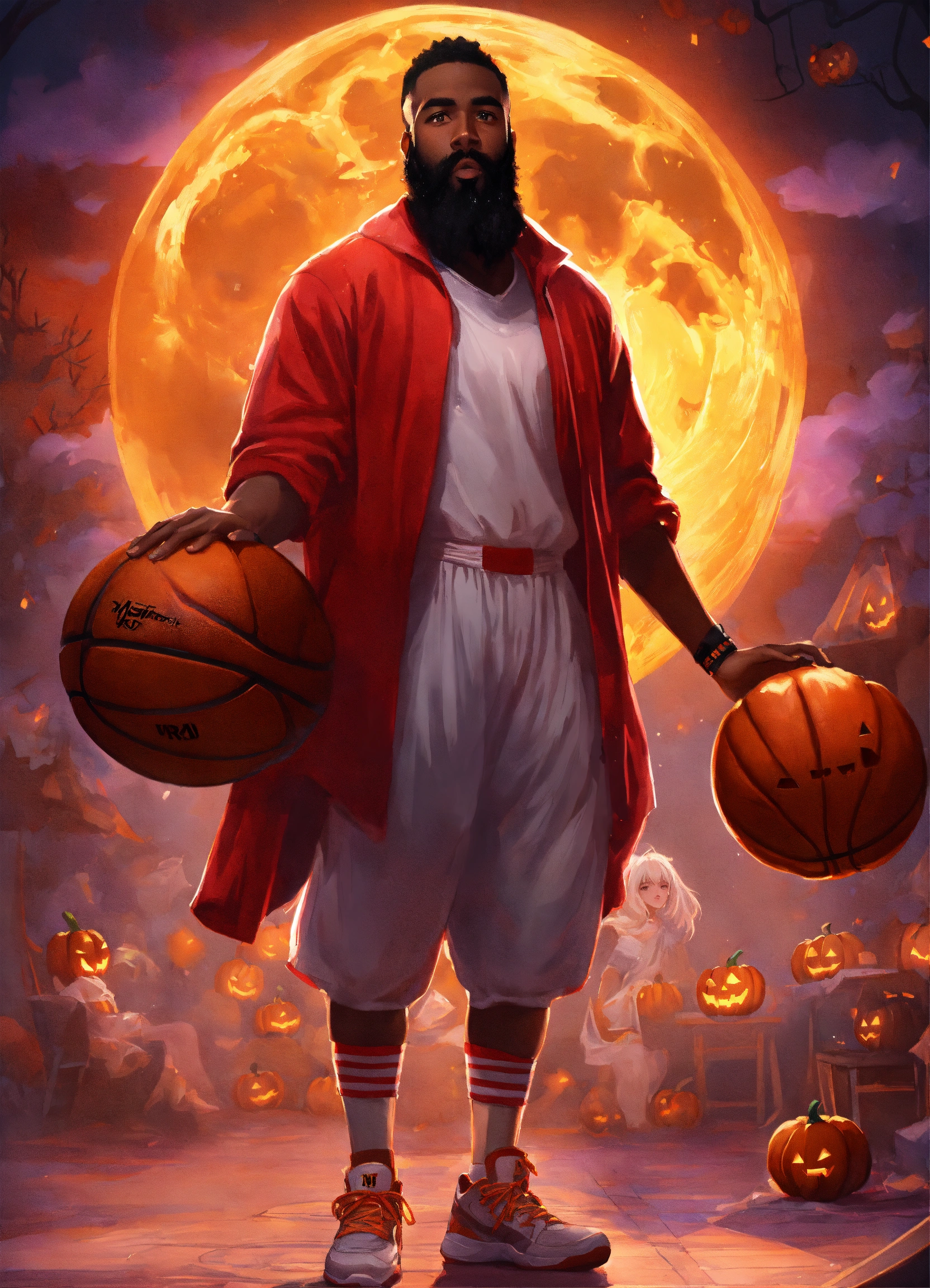 Lexica - James Harden steps onto the eerie Halloween theme, moonlit ...
