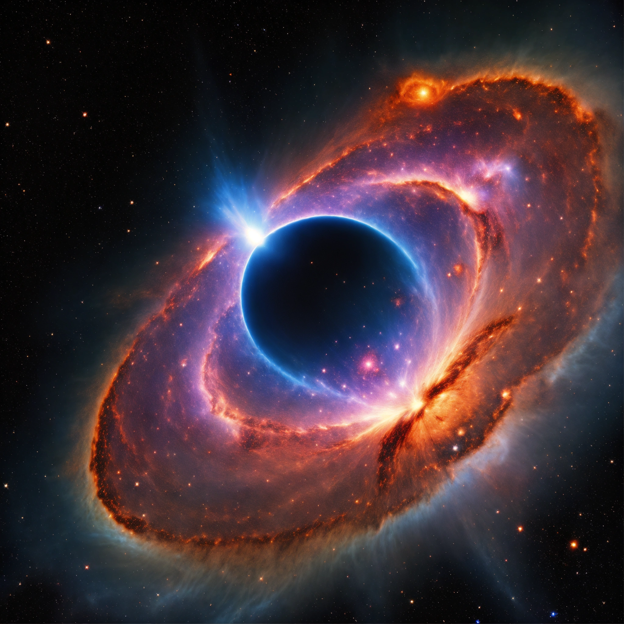 Lexica - A photograph capturing the mesmerizing beauty of a supernova ...