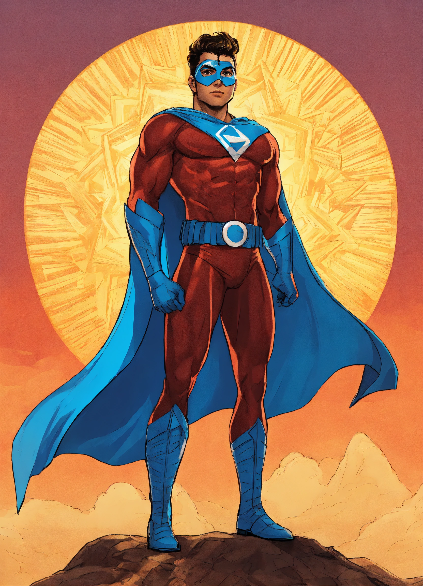 Lexica - Guatemala personified as a super hero.