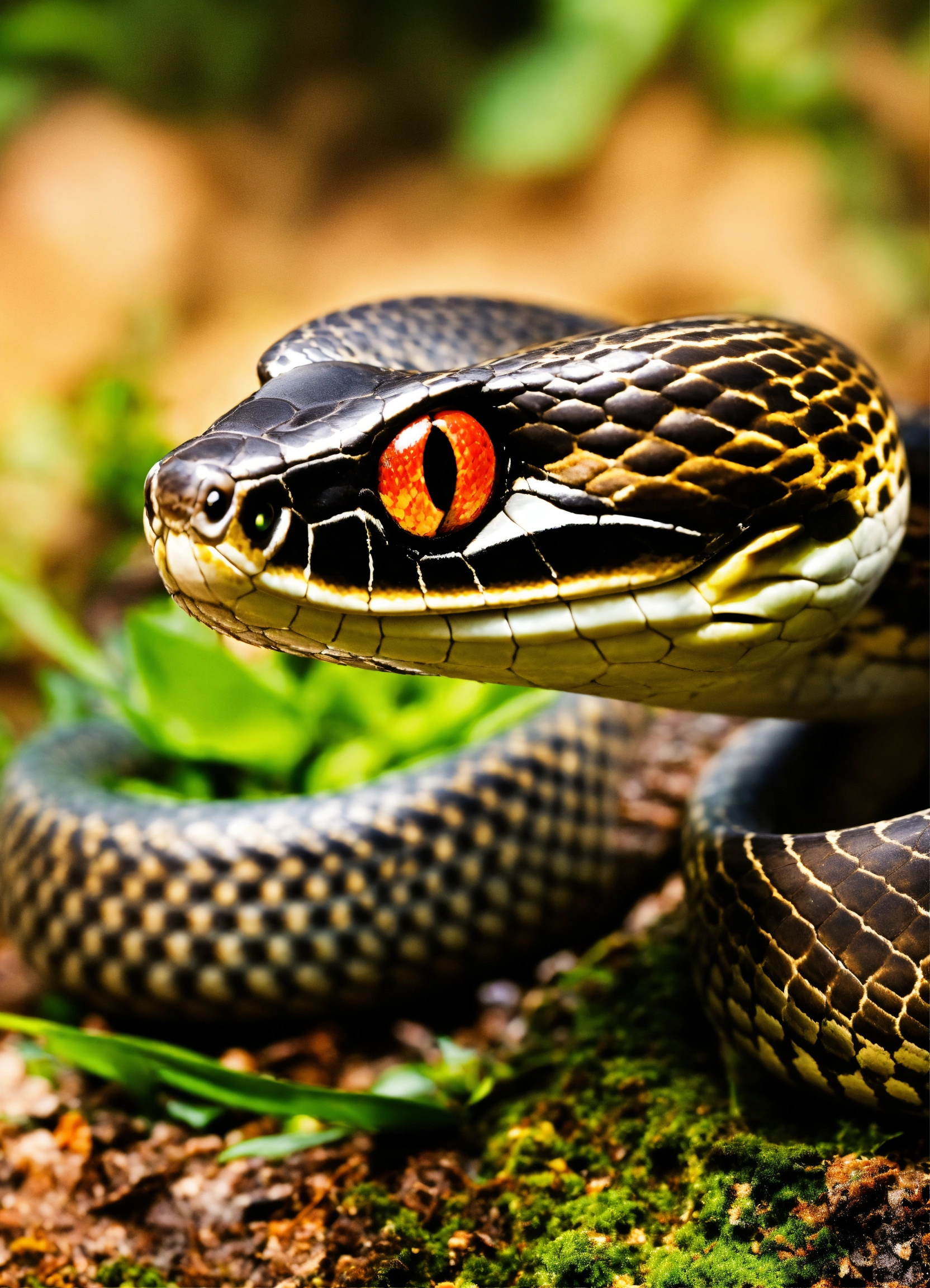 Lexica - Hyperfocus on image of snake with sonic head