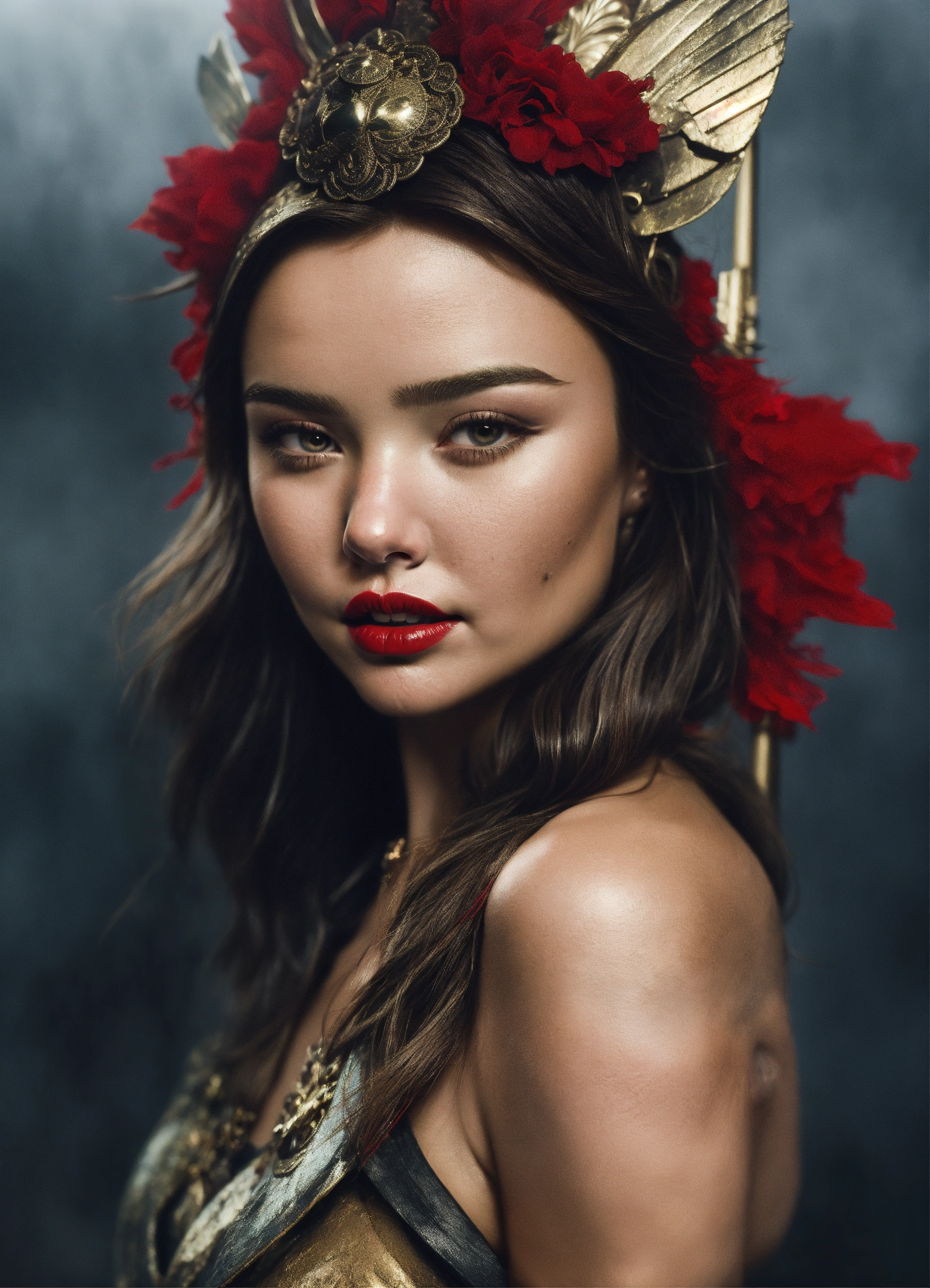 Lexica - A photo quality portrait of Miranda Kerr as a beautiful ...