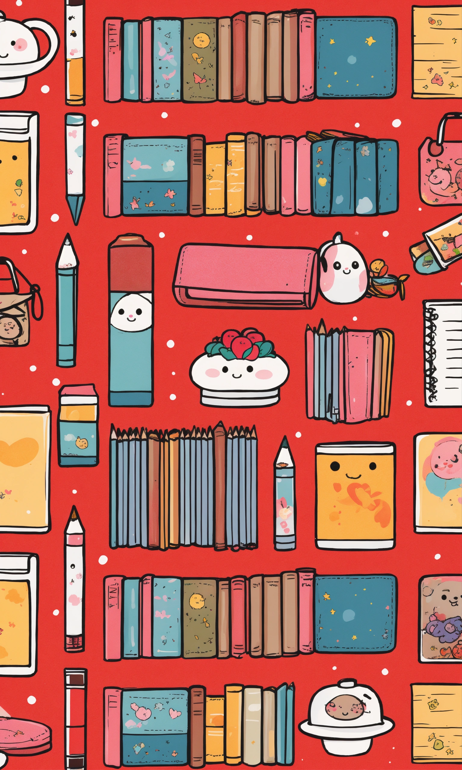 Lexica - Icons of kawaii books, kawaii pencils, kawaii notebooks ...
