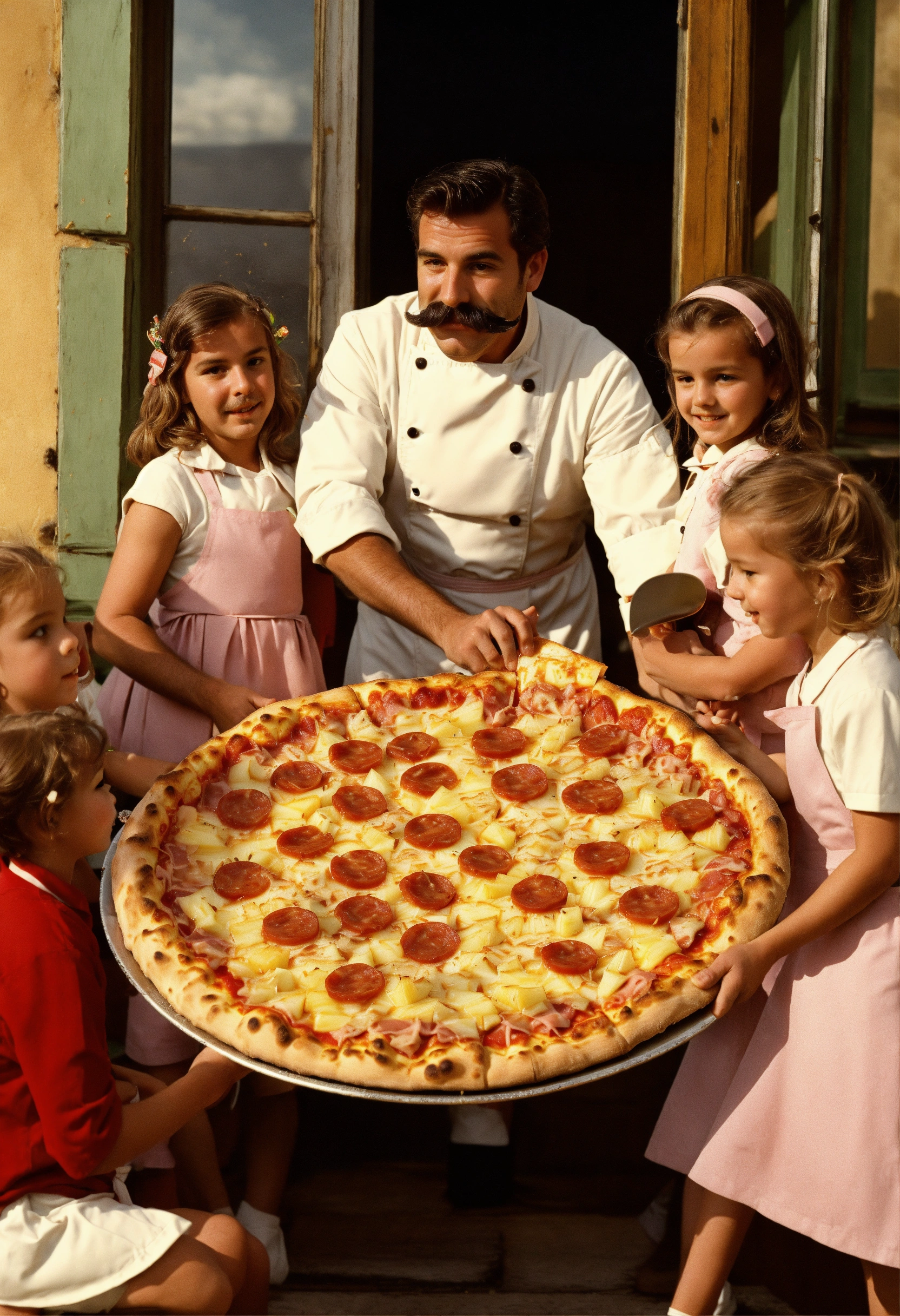 Lexica - A stereotypical Italian chef with a large moustache aged 30 in ...