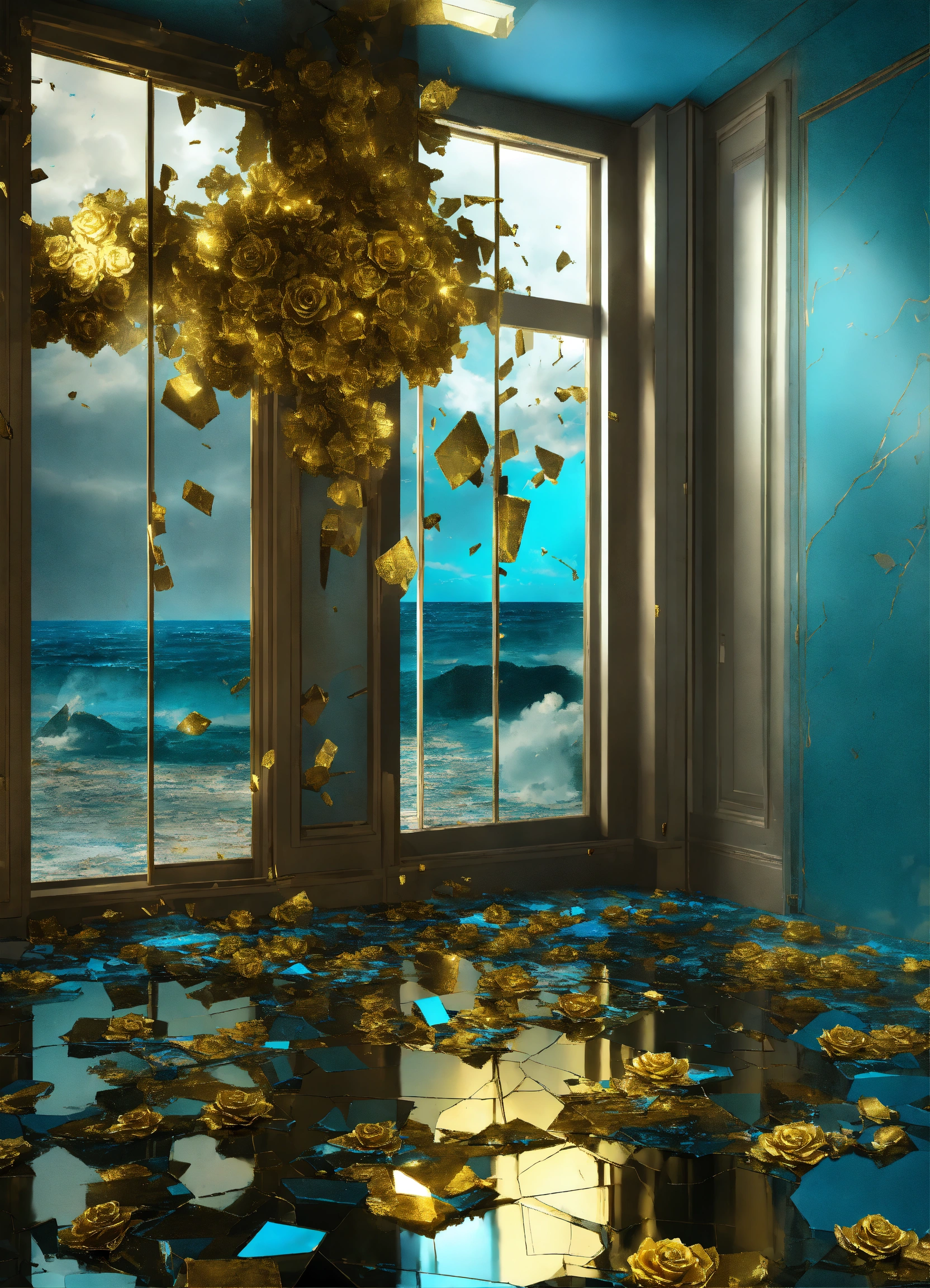 Lexica - Digital surrealism shattered dreamscape, fragments of ...