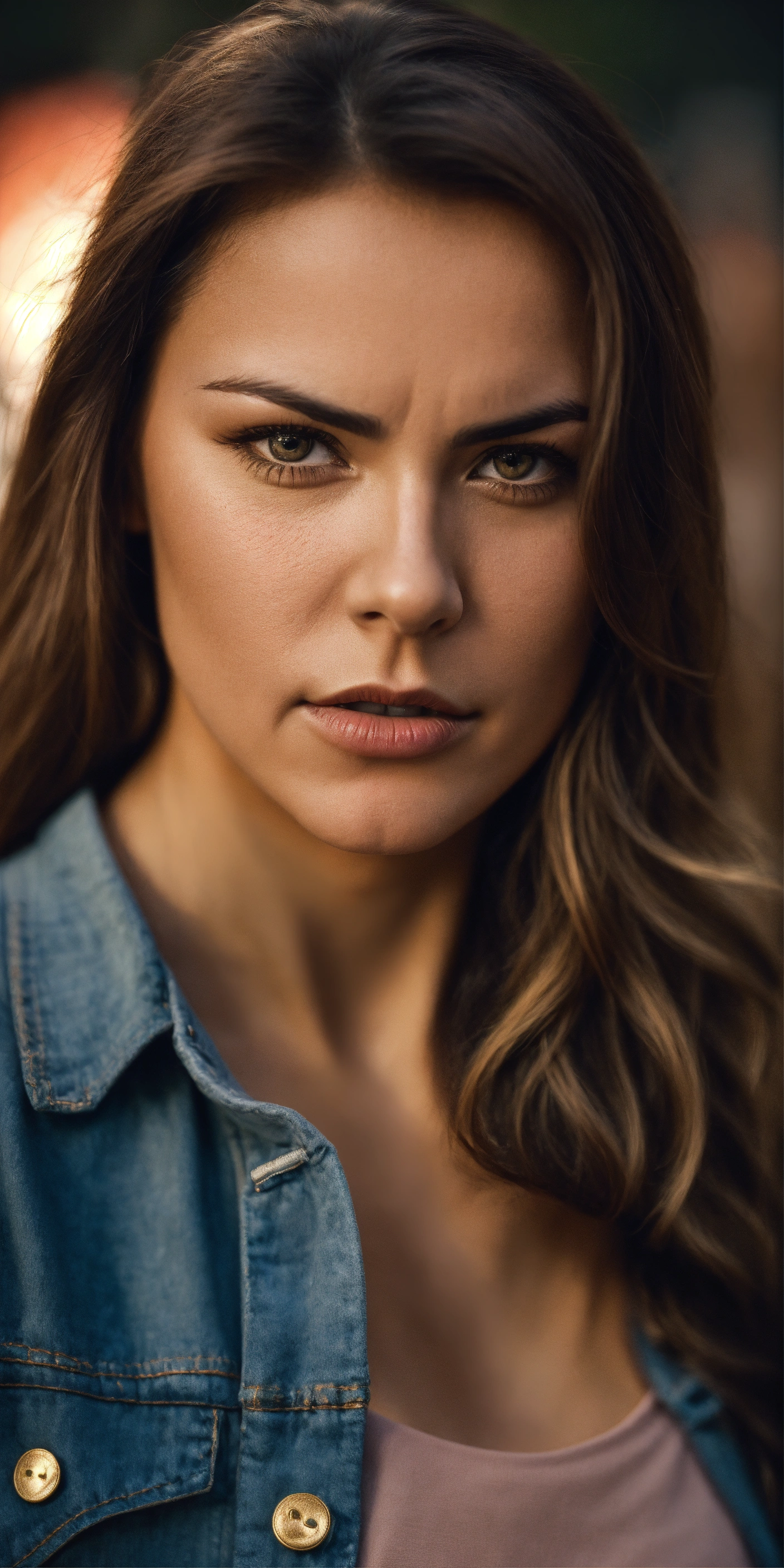 Lexica - Determined stern woman shows her fist. Woman looking at the ...