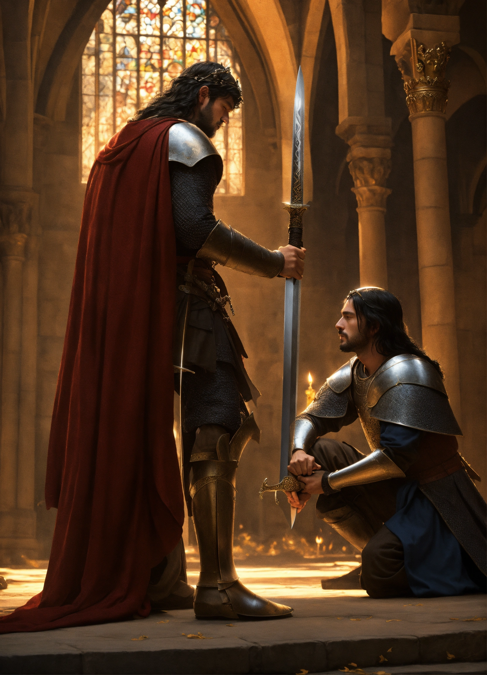 Lexica - In the medieval, the king is around 50 years old, standing ...