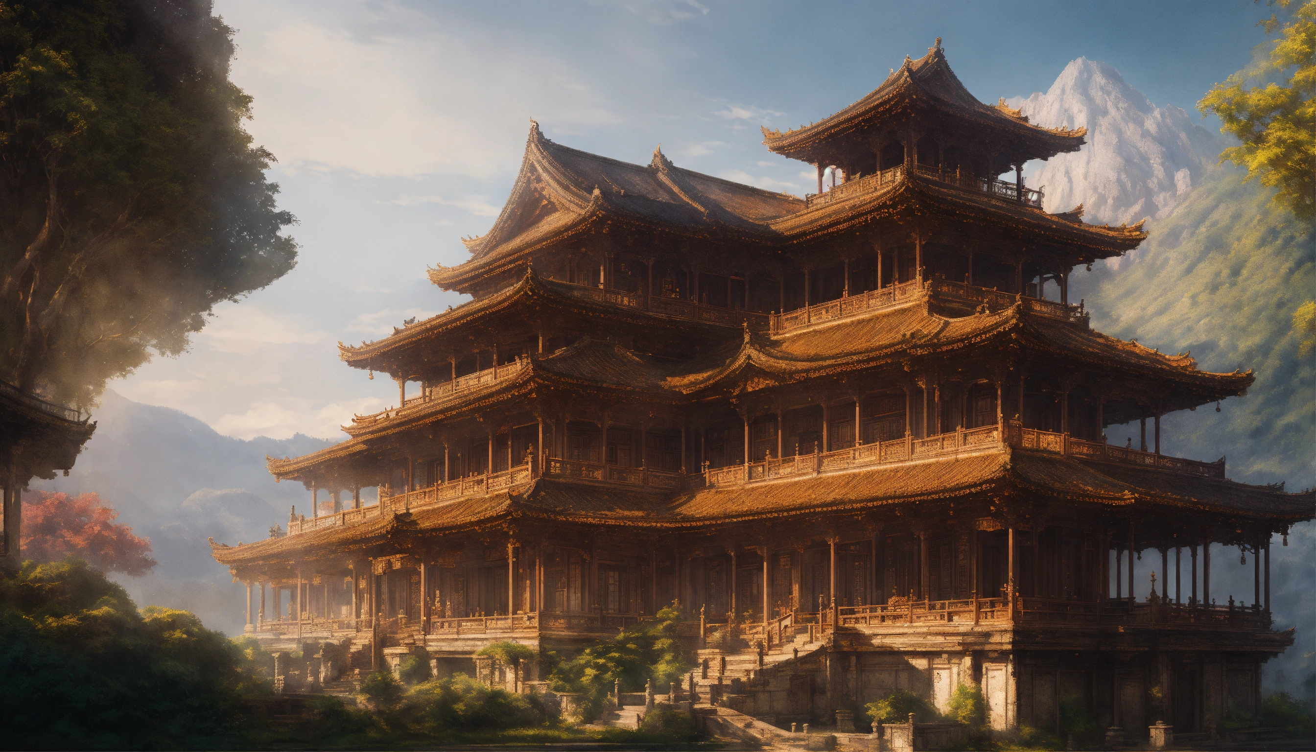 Lexica - Countryside palace , bright, 50mm lens, cinematic ...