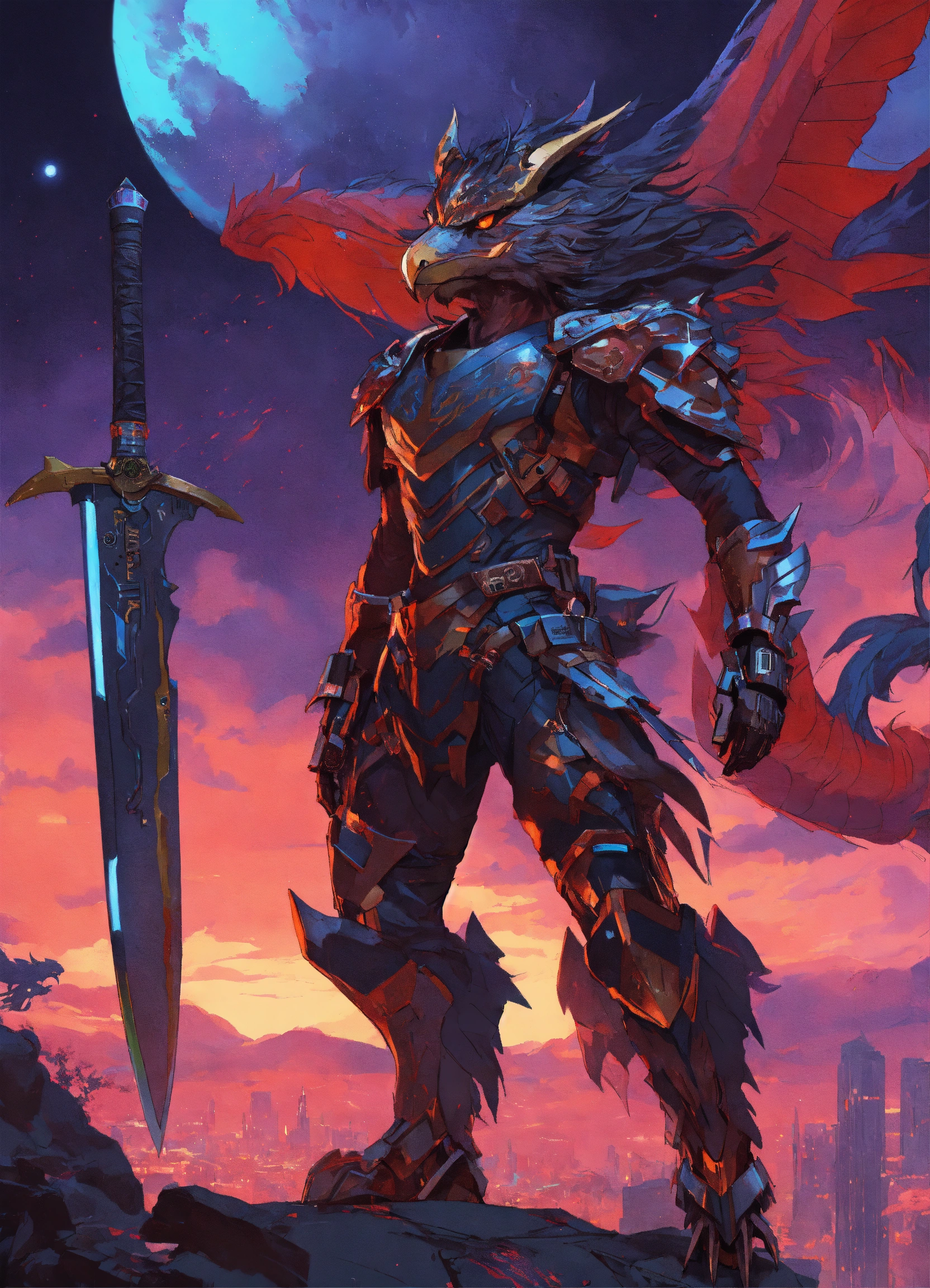 Lexica - Male and female werewolf raven men and women dragon-like ...