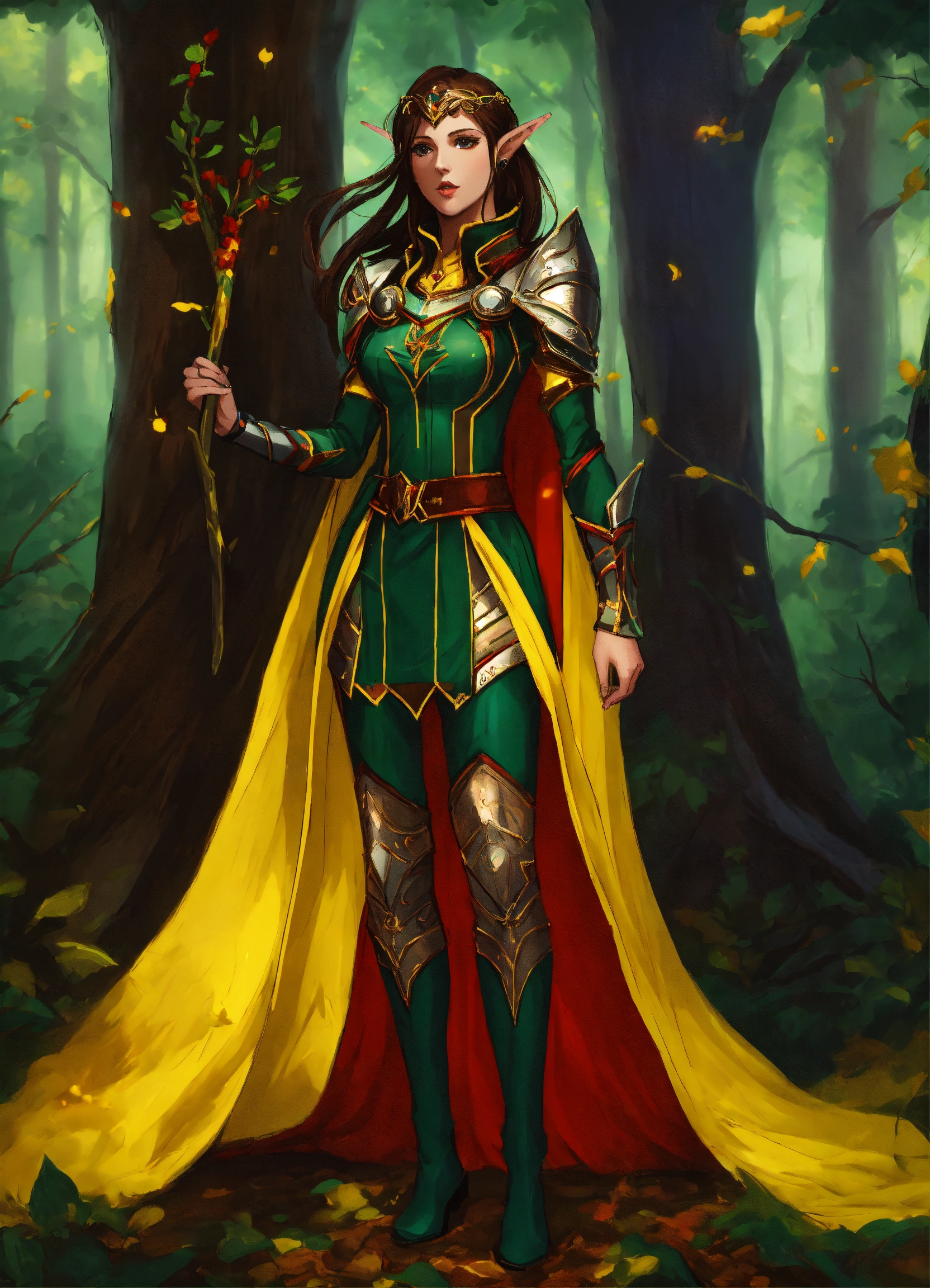 Lexica - Full body drawing of a sci fi high elf, royalty, princess ...